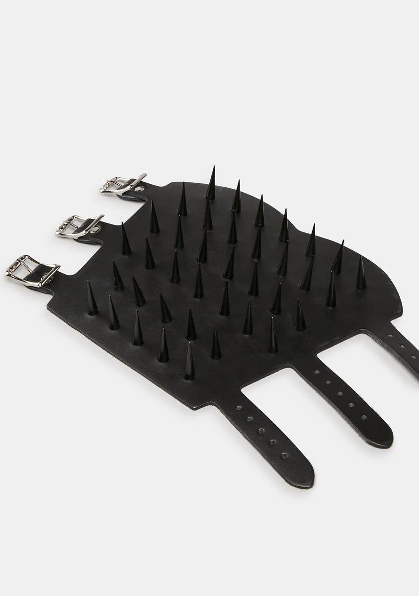 Funk Plus Long Spiked Forearm Shield - Black – Dolls Kill
