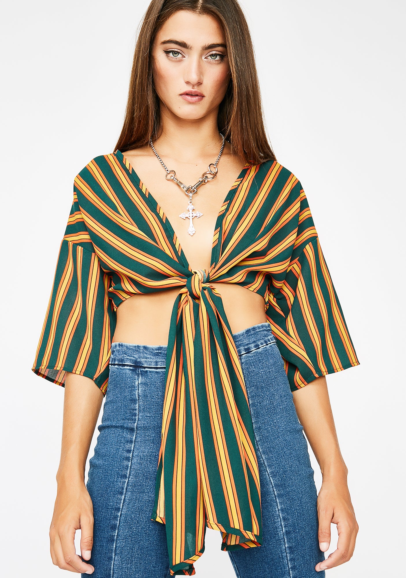 Foxy Babe Crop Top – Dolls Kill