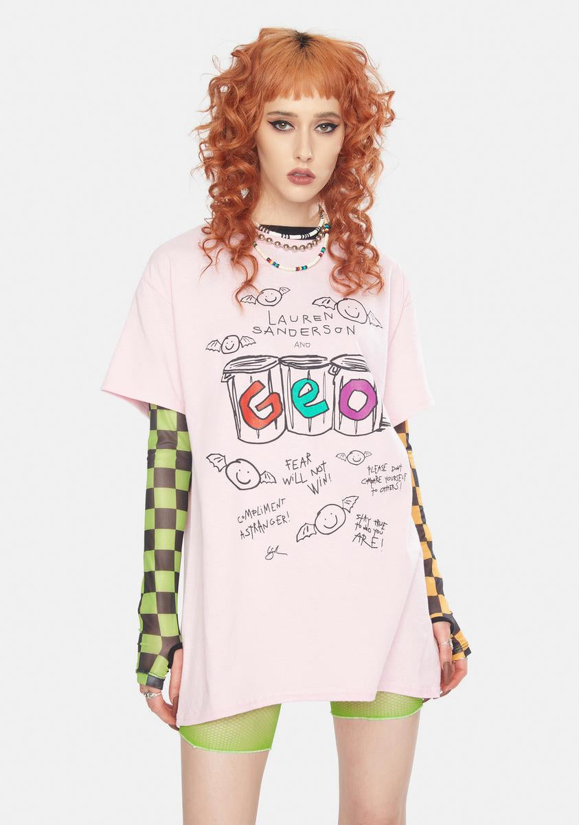 GEO Bat Smiley Graphic Tee – Dolls Kill