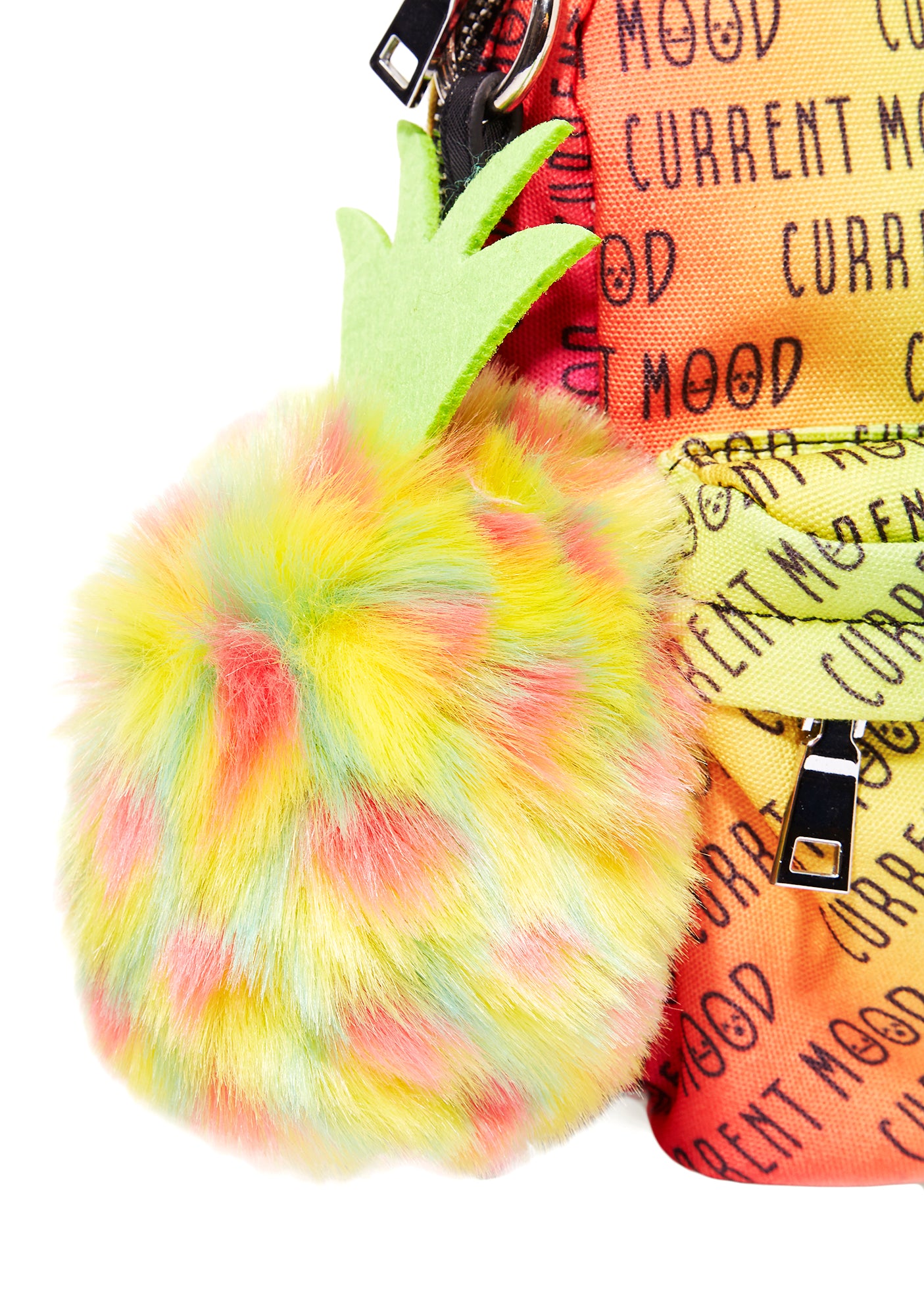 Juicy Bite Fuzzy Pineapple Keychain – Dolls Kill