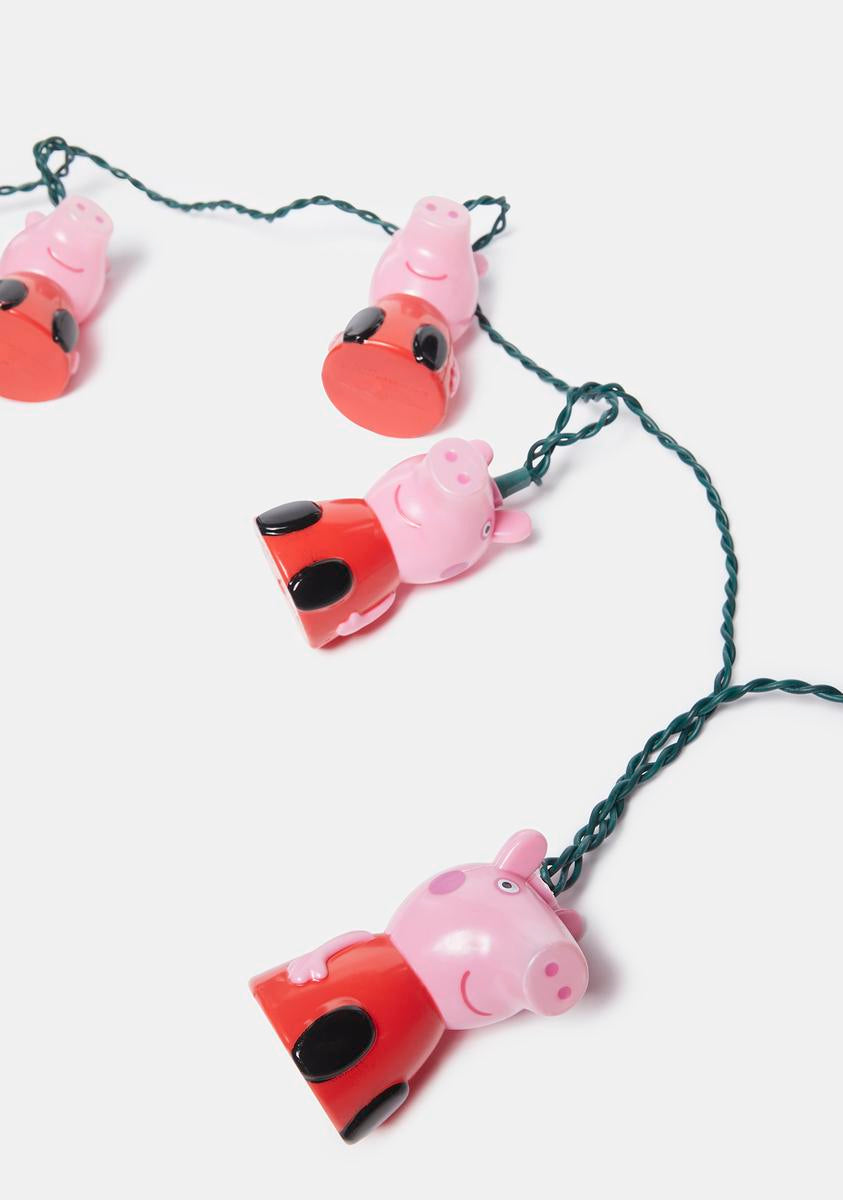 Peppa Pig String Lights - Pink/Red – Dolls Kill