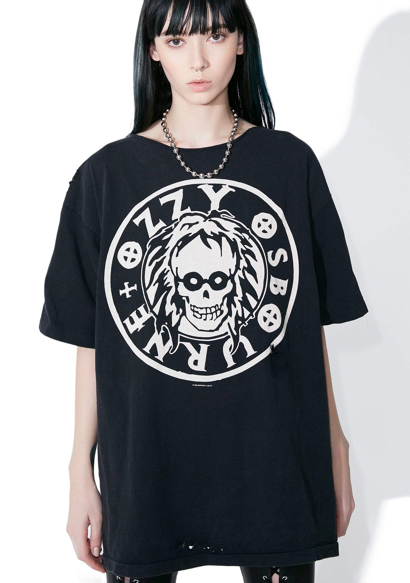 Vintage Ozzy Off-Shoulder Tee – Dolls Kill