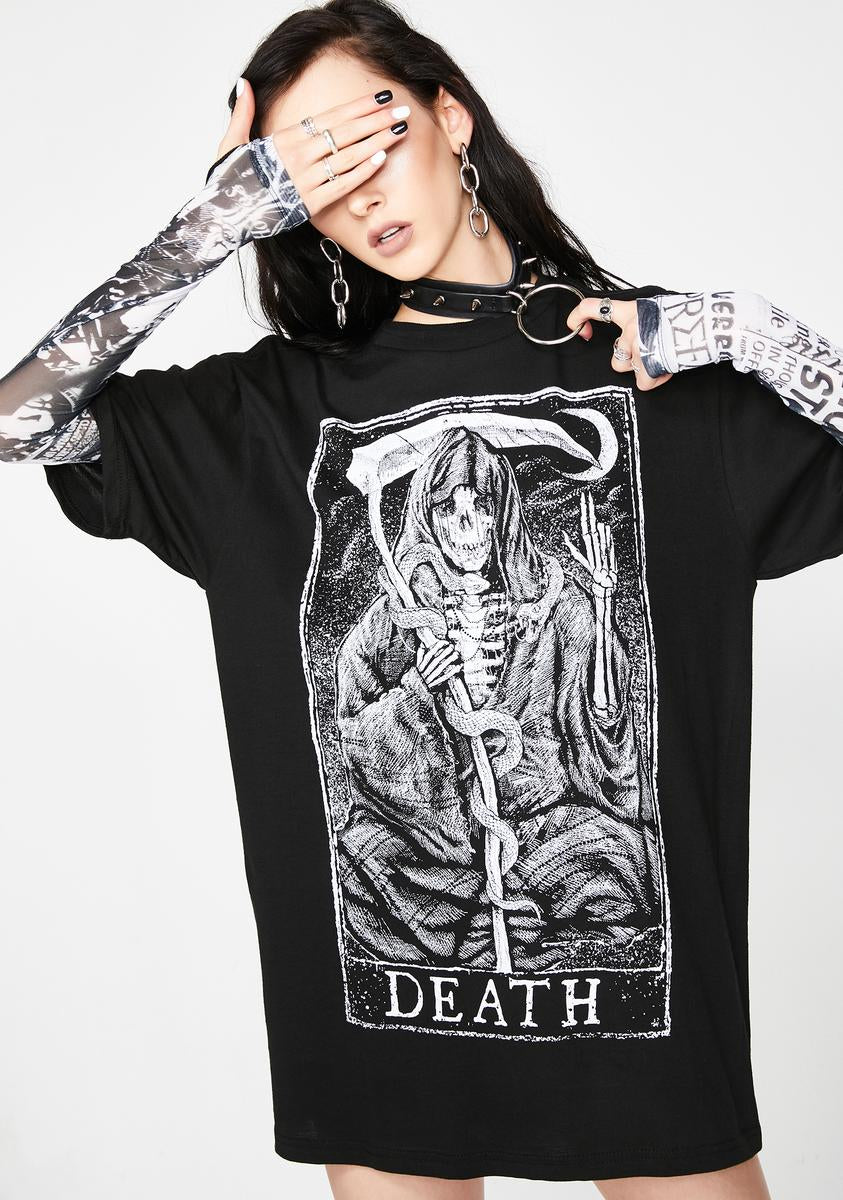 Mortus Viventi Death T-Shirt – Dolls Kill