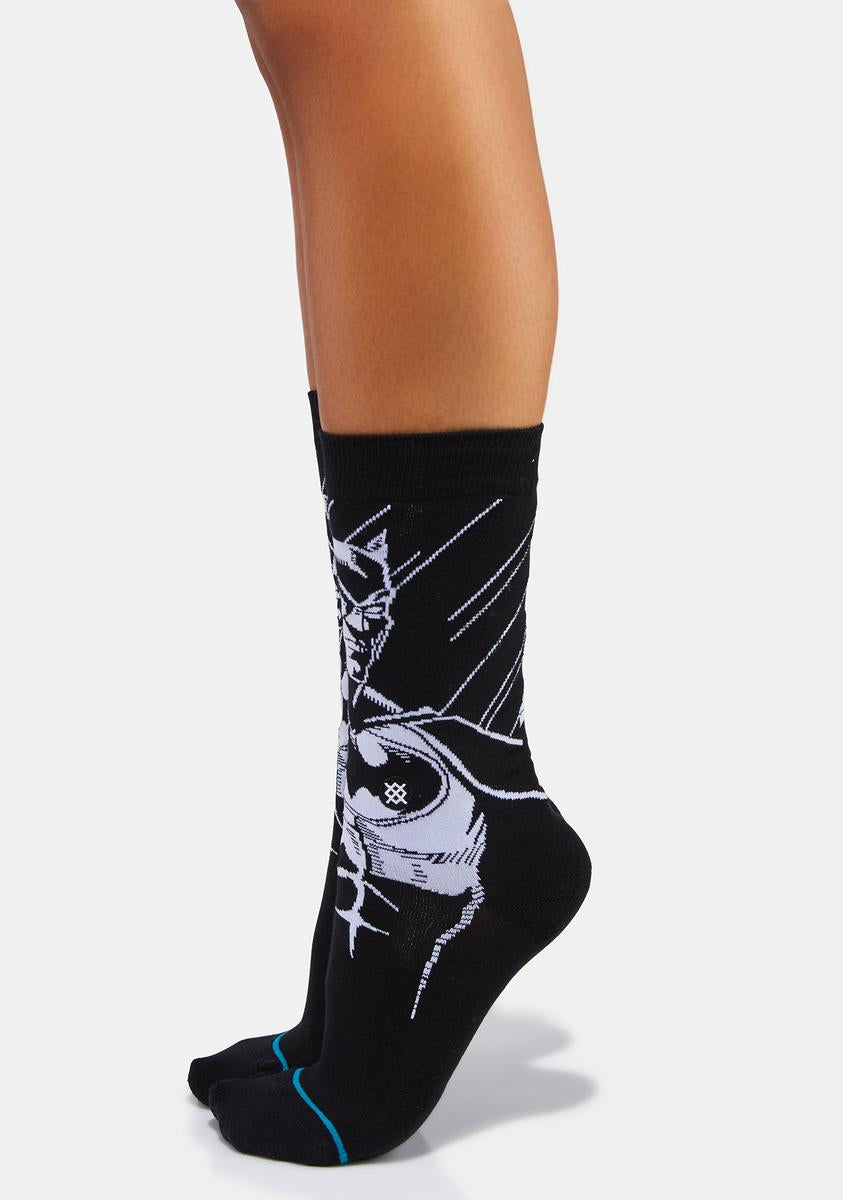 Stance The Batman Crew Socks - Black – Dolls Kill