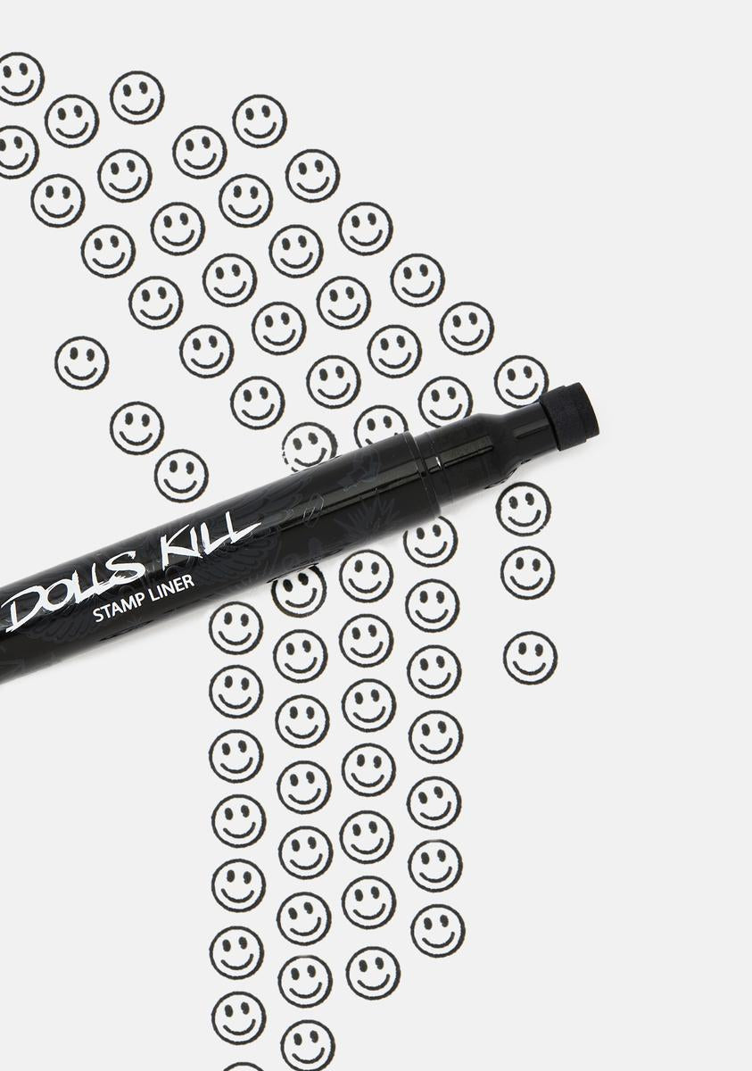 Dolls Kill Stamp Eyeliner Pen - Smiley Face Emoji