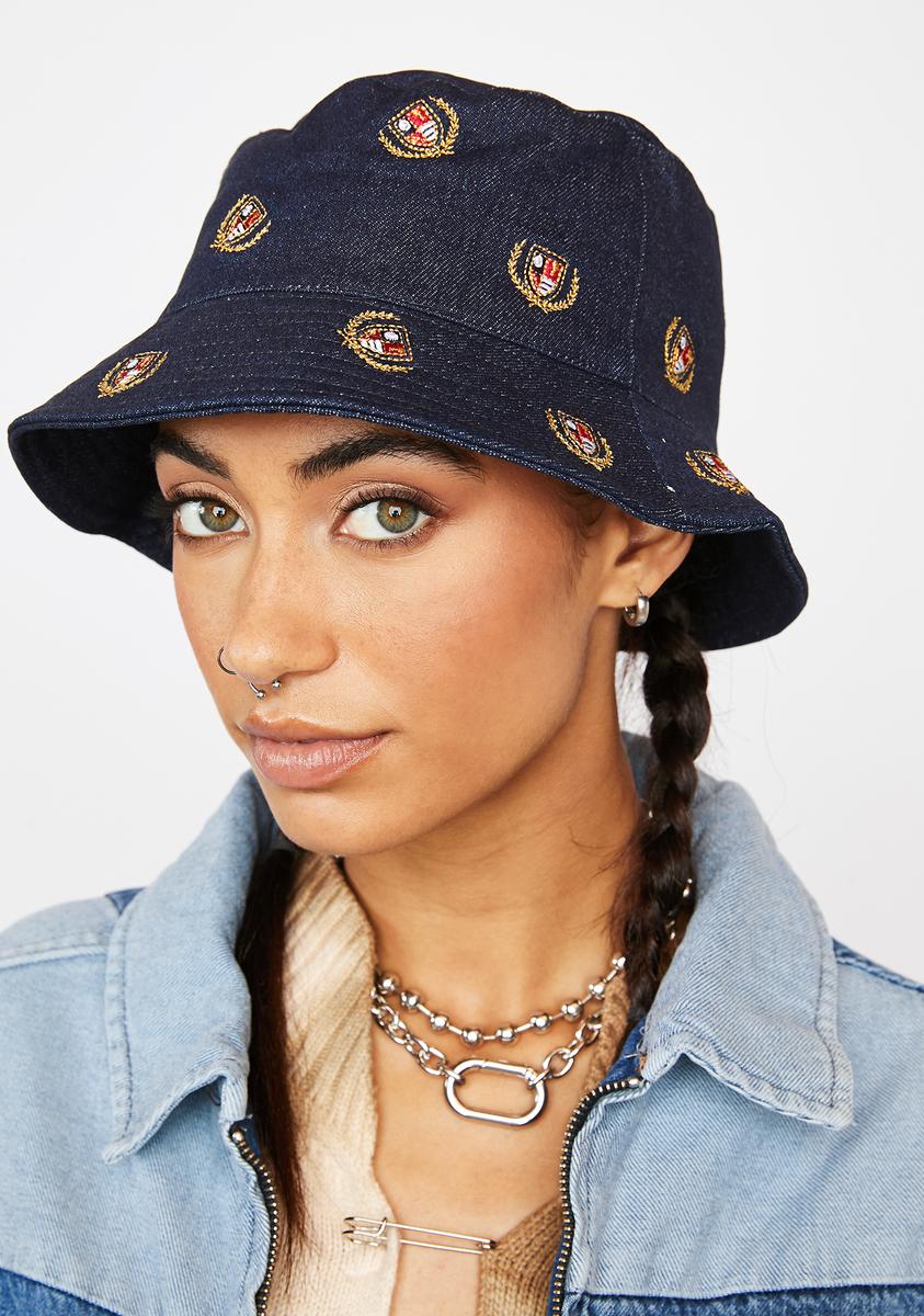 BDG Denim BDG Crest Bucket Hat – Dolls Kill