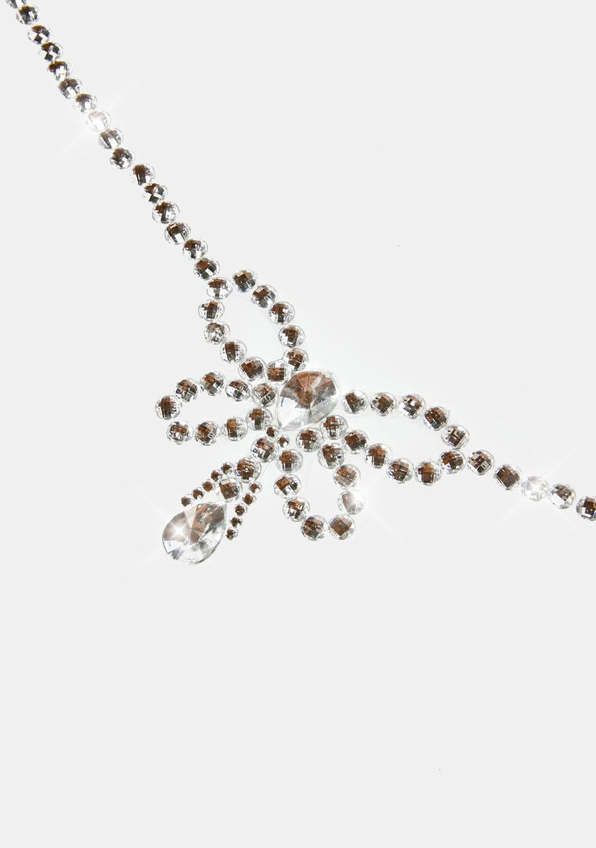 Butterfly Rhinestone Body Sticker - Silver – Dolls Kill