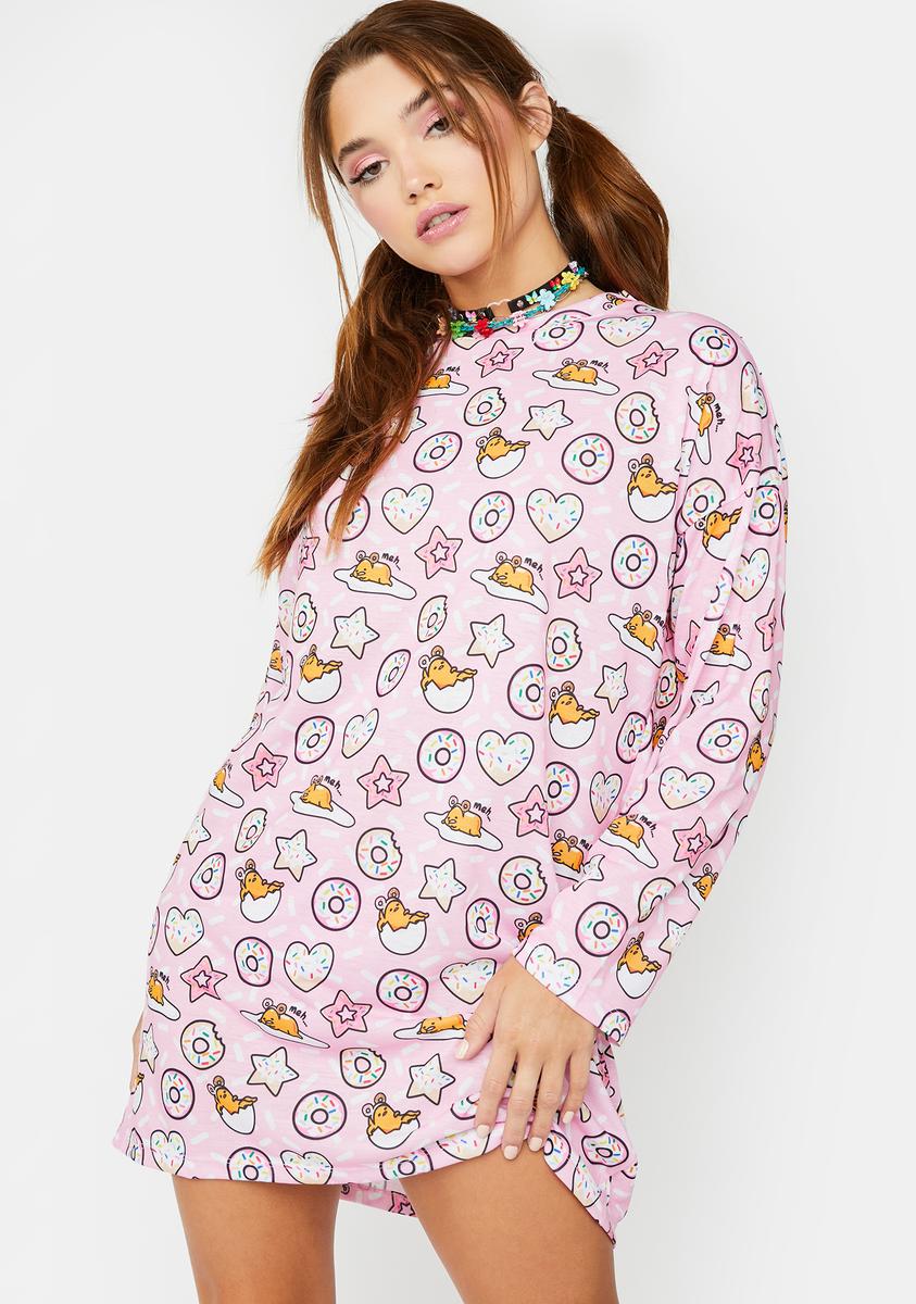 Tokidoki X Gudetama Go Donuts Long Sleeve Dress – Dolls Kill