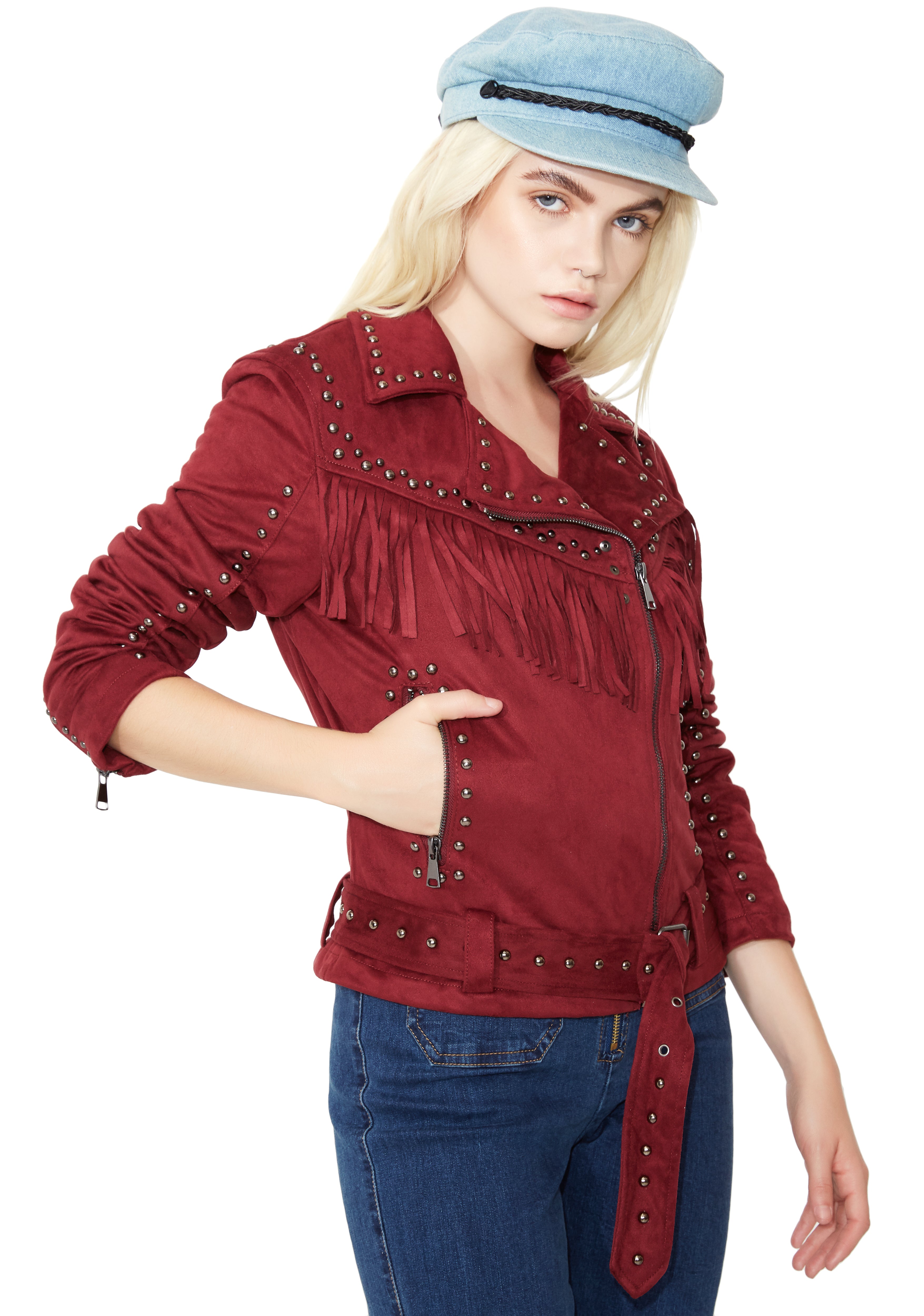 Sass Master Fringe Moto Jacket – Dolls Kill