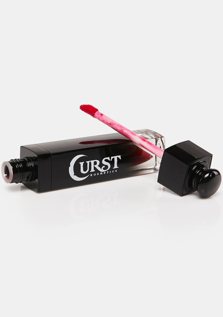 Curst Kosmetics Red Metallic Liquid Lipstick – Dolls Kill
