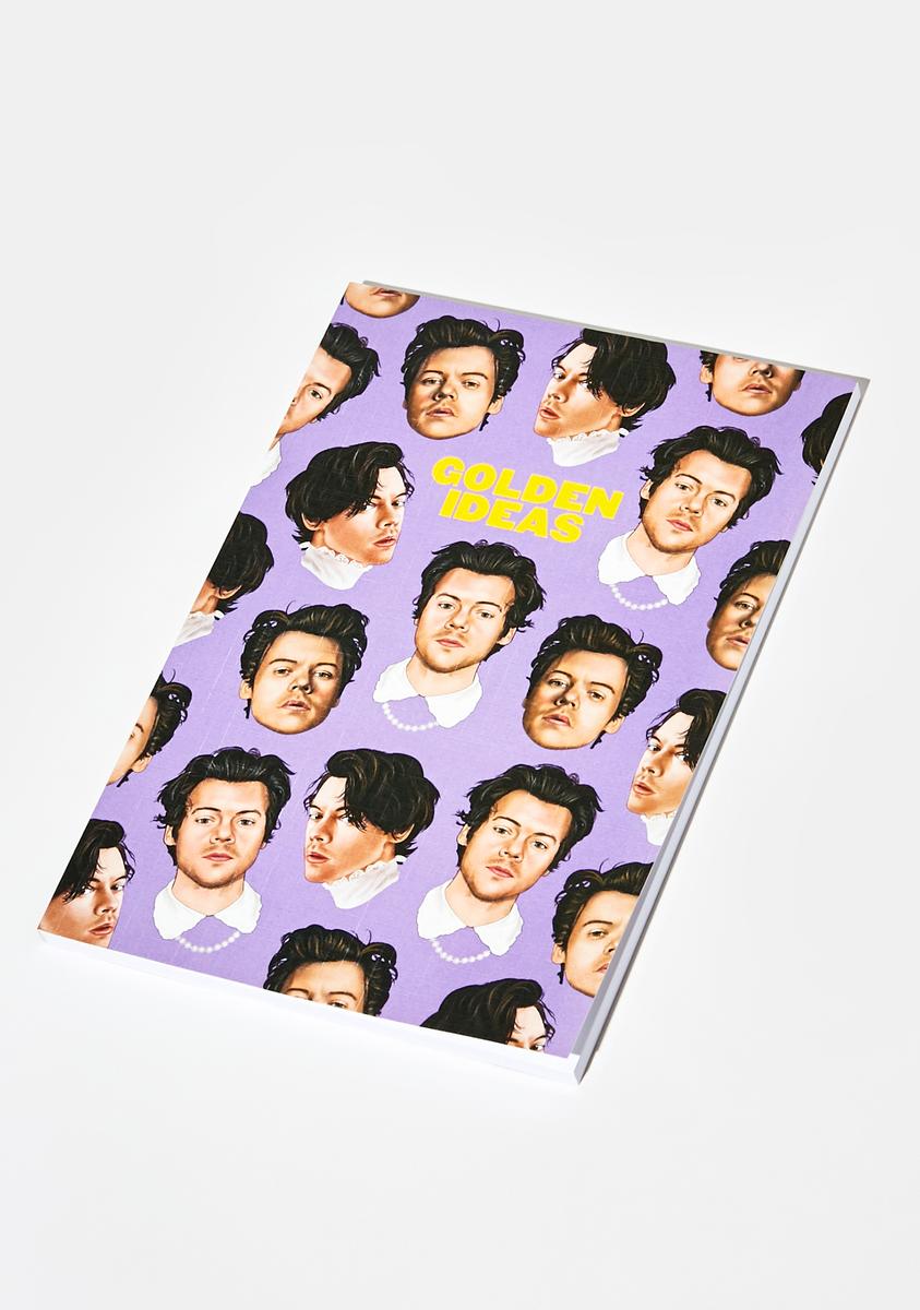 Studio London Harry Styles Golden Ideas Notebook – Dolls Kill