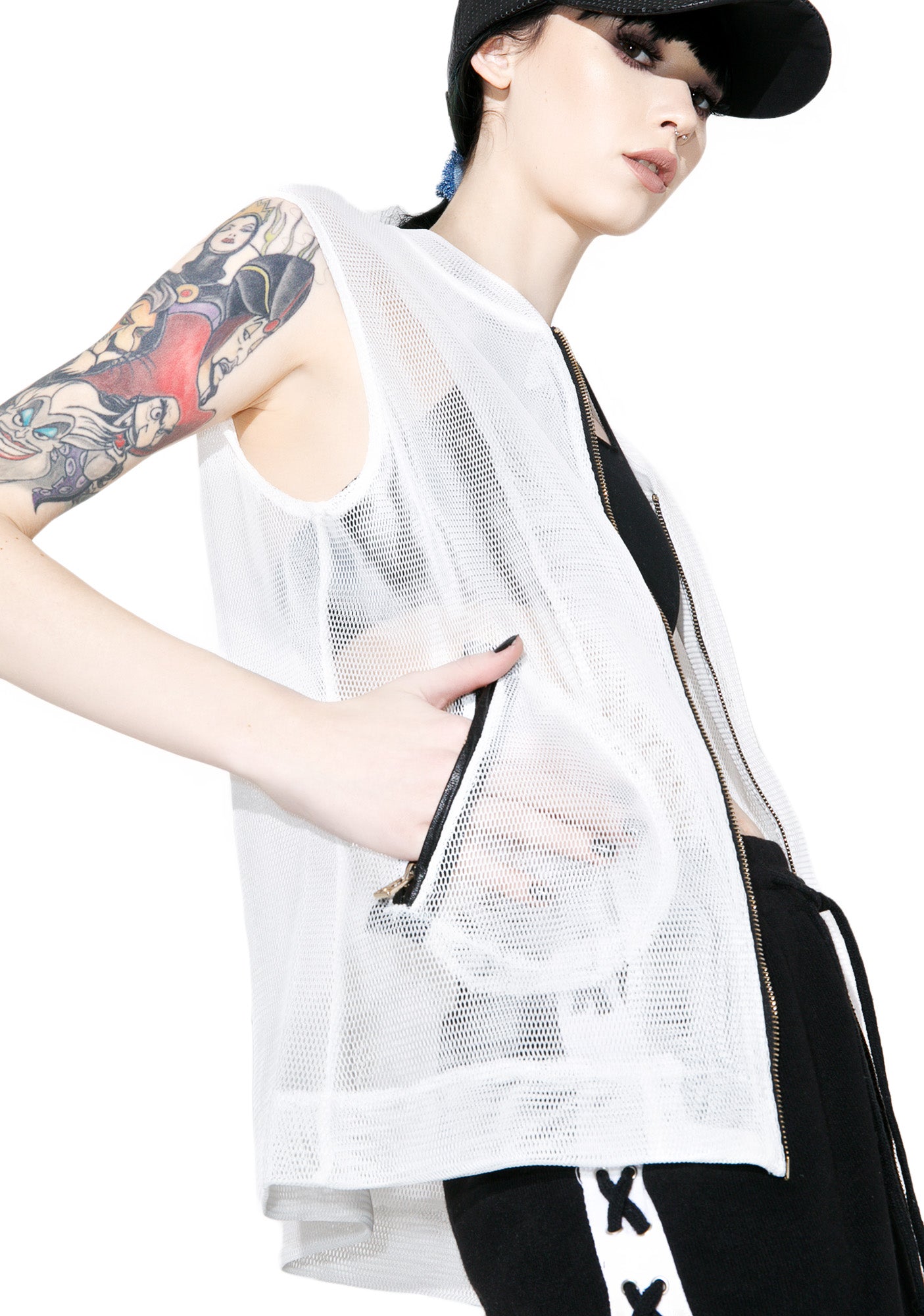The Agent Mesh Vest – Dolls Kill