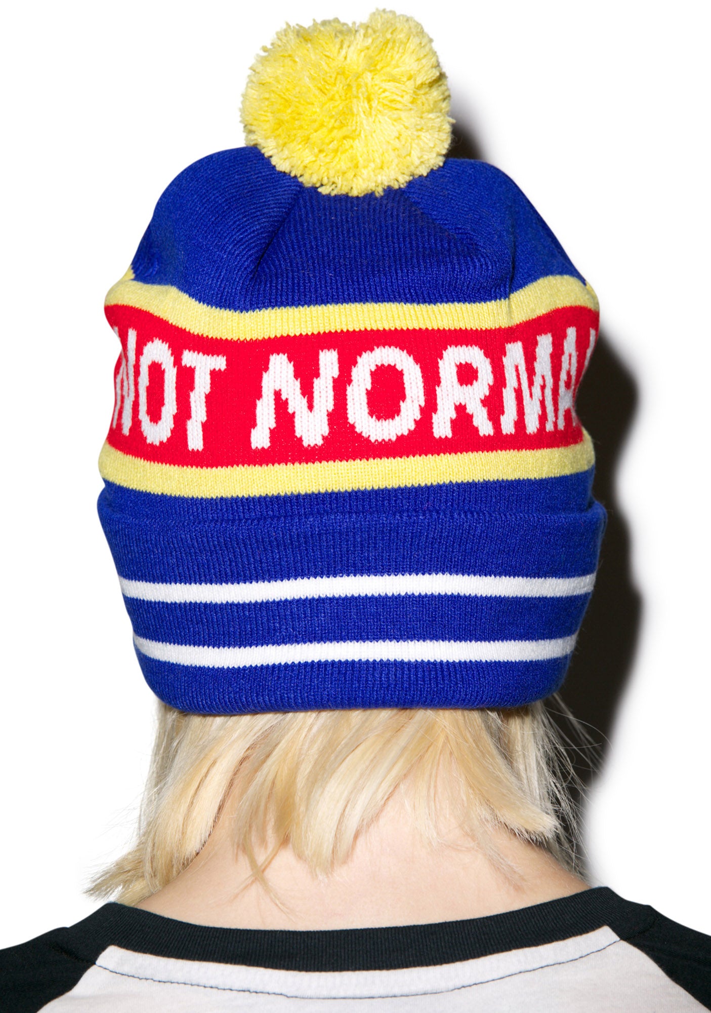 Not Normal Bobble Hat – Dolls Kill