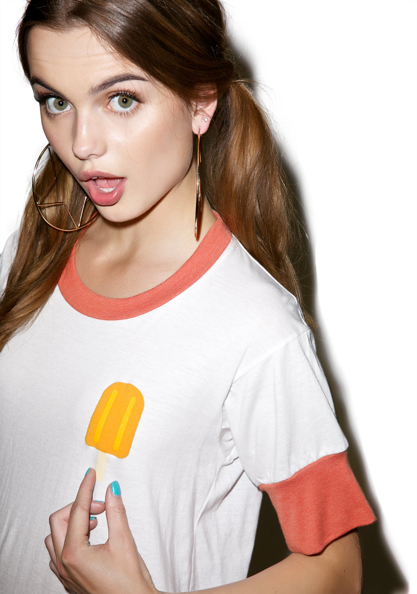 Popsicle Ringer Tee – Dolls Kill