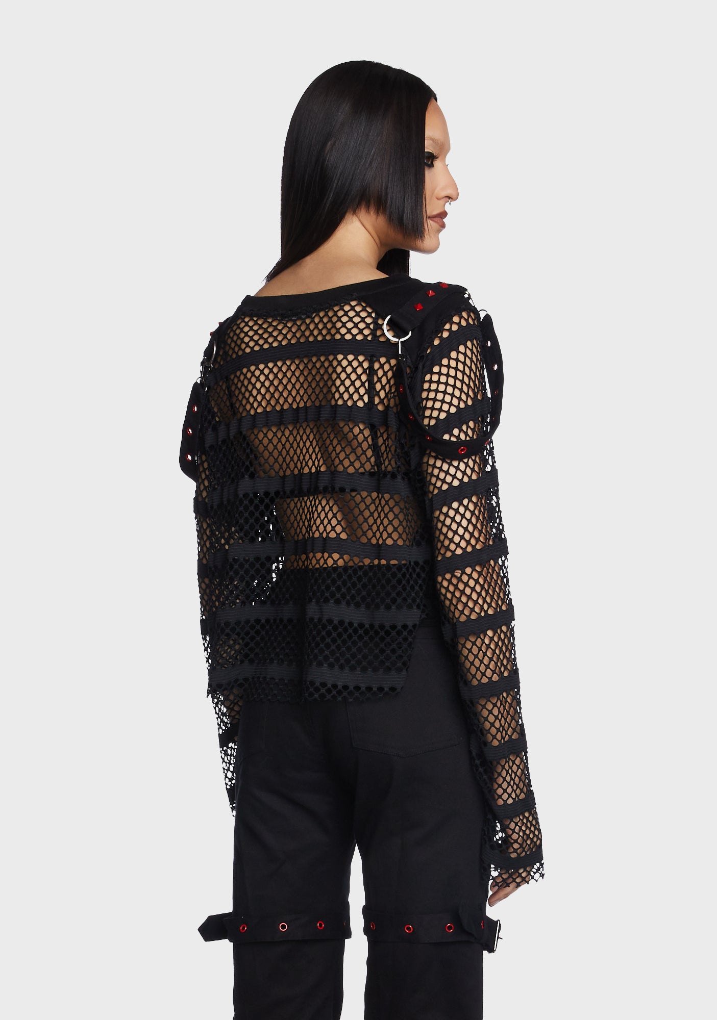 Punk Loose Mesh Shirt – Dolls Kill