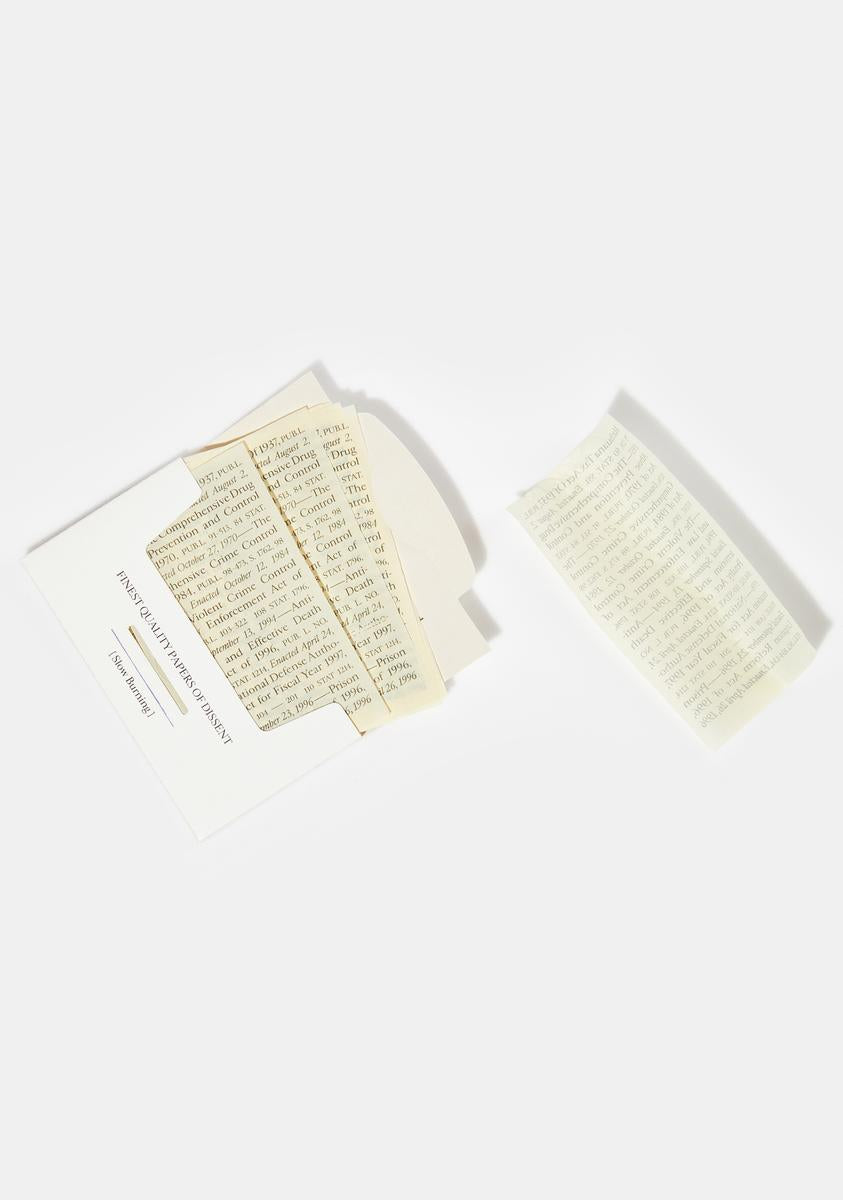 Field Trip Rolling Papers Book Print Rolling Papers - White – Dolls Kill