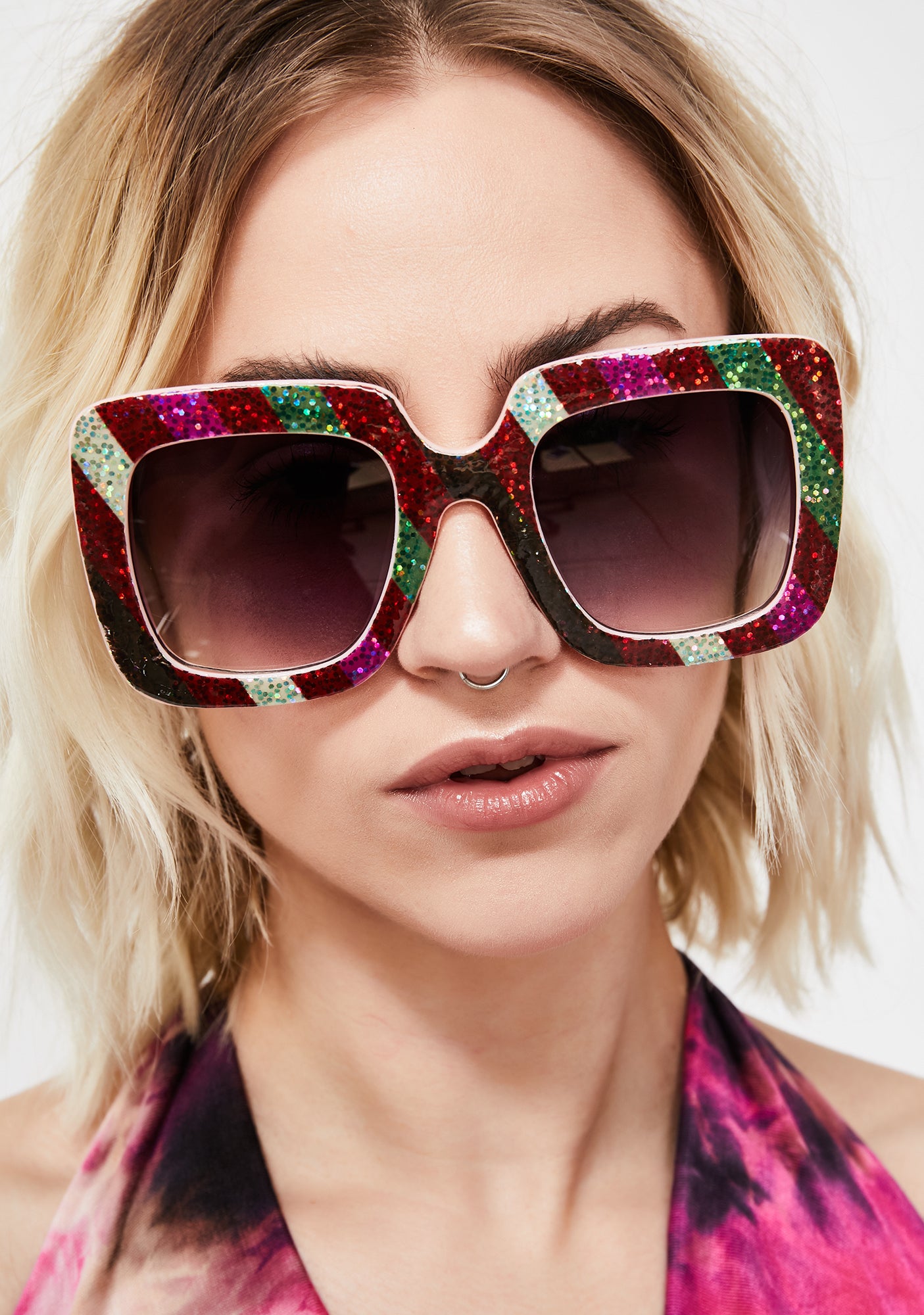 Pixie Sparkle Funk Square Sunglasses – Dolls Kill