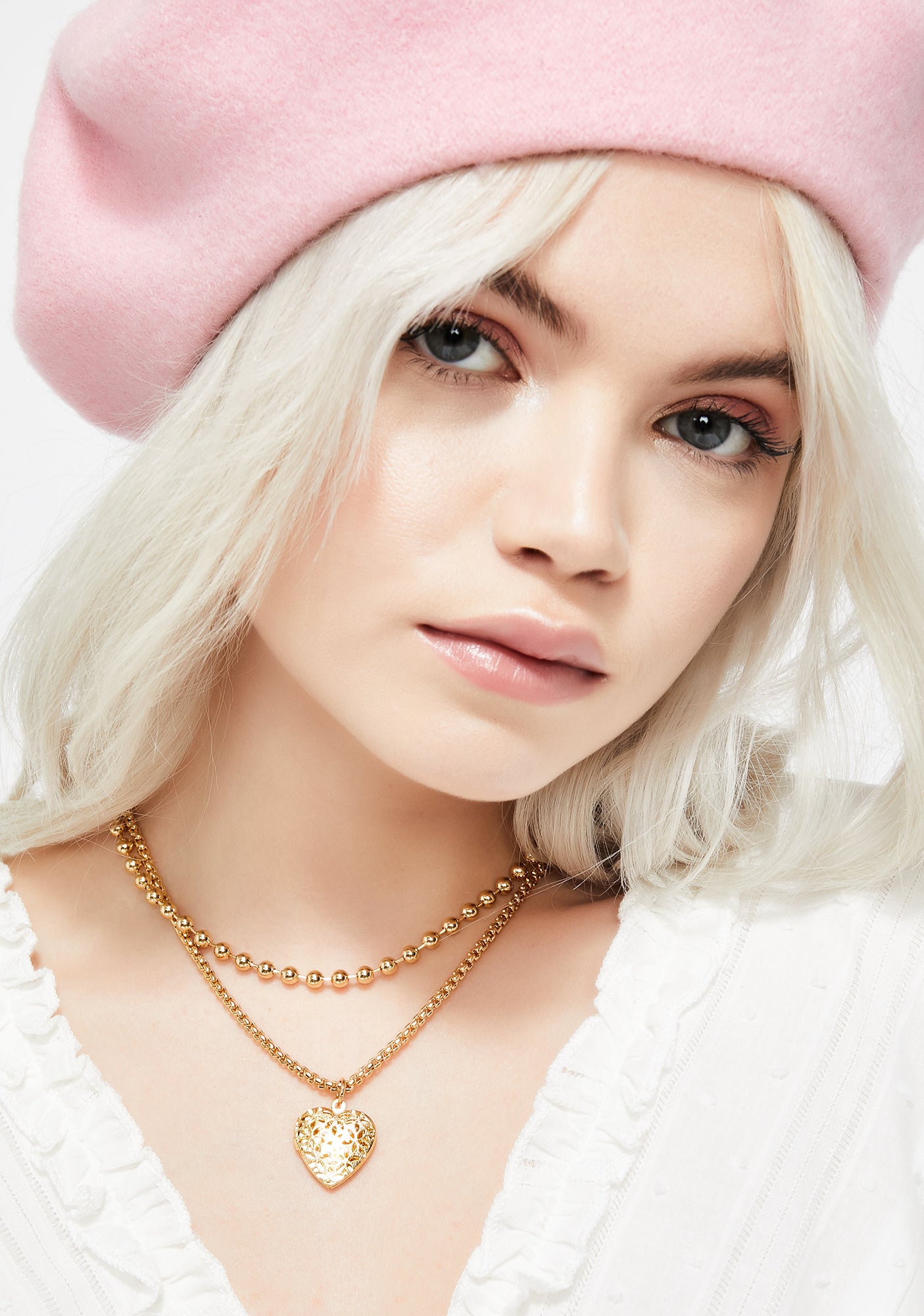 Golden For Evermore Locket Necklace – Dolls Kill