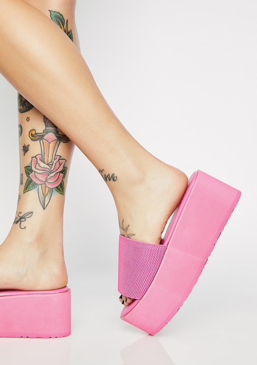 90s Platform Slide Sandals – Dolls Kill