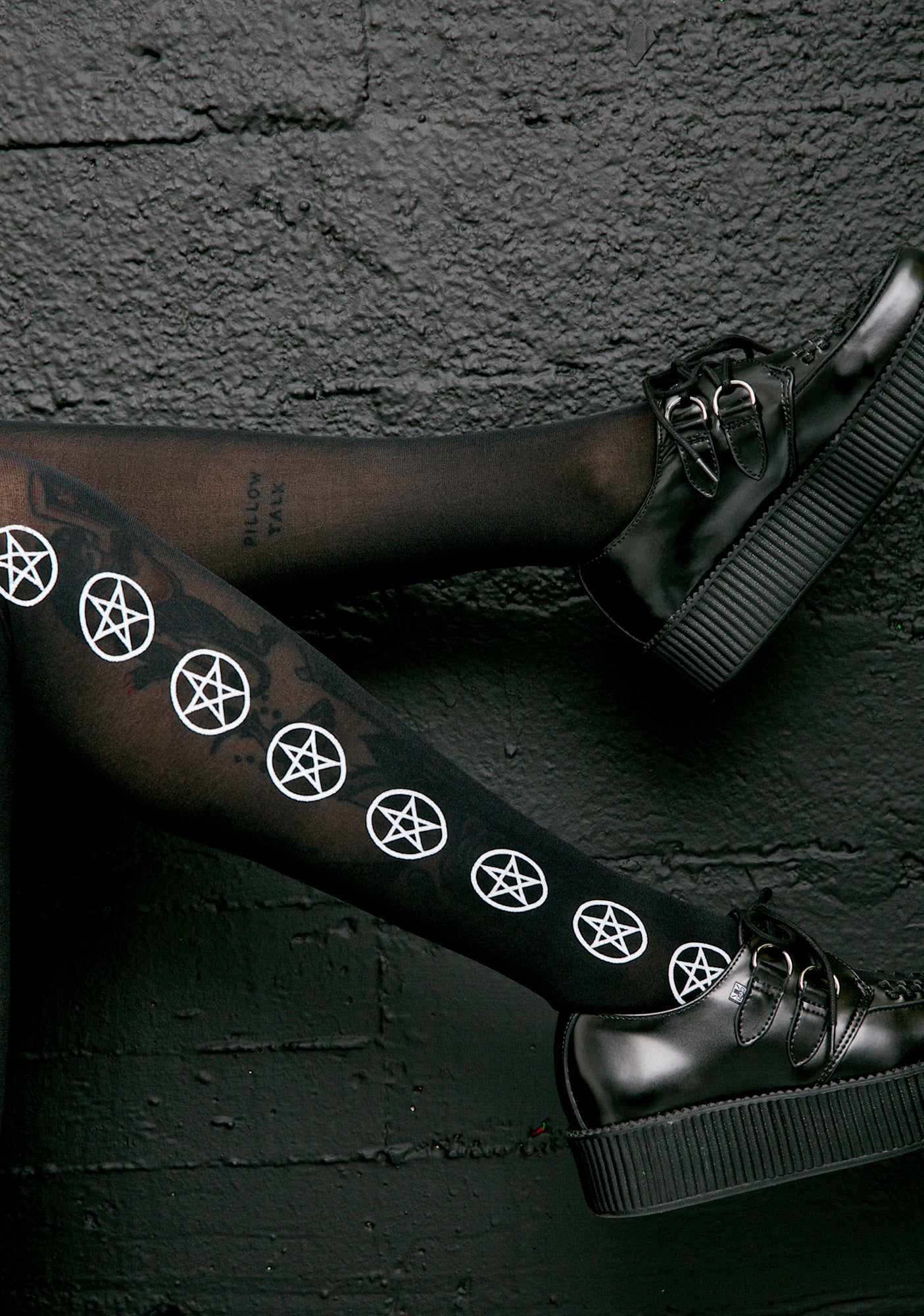 Pentagram Side Tights – Dolls Kill