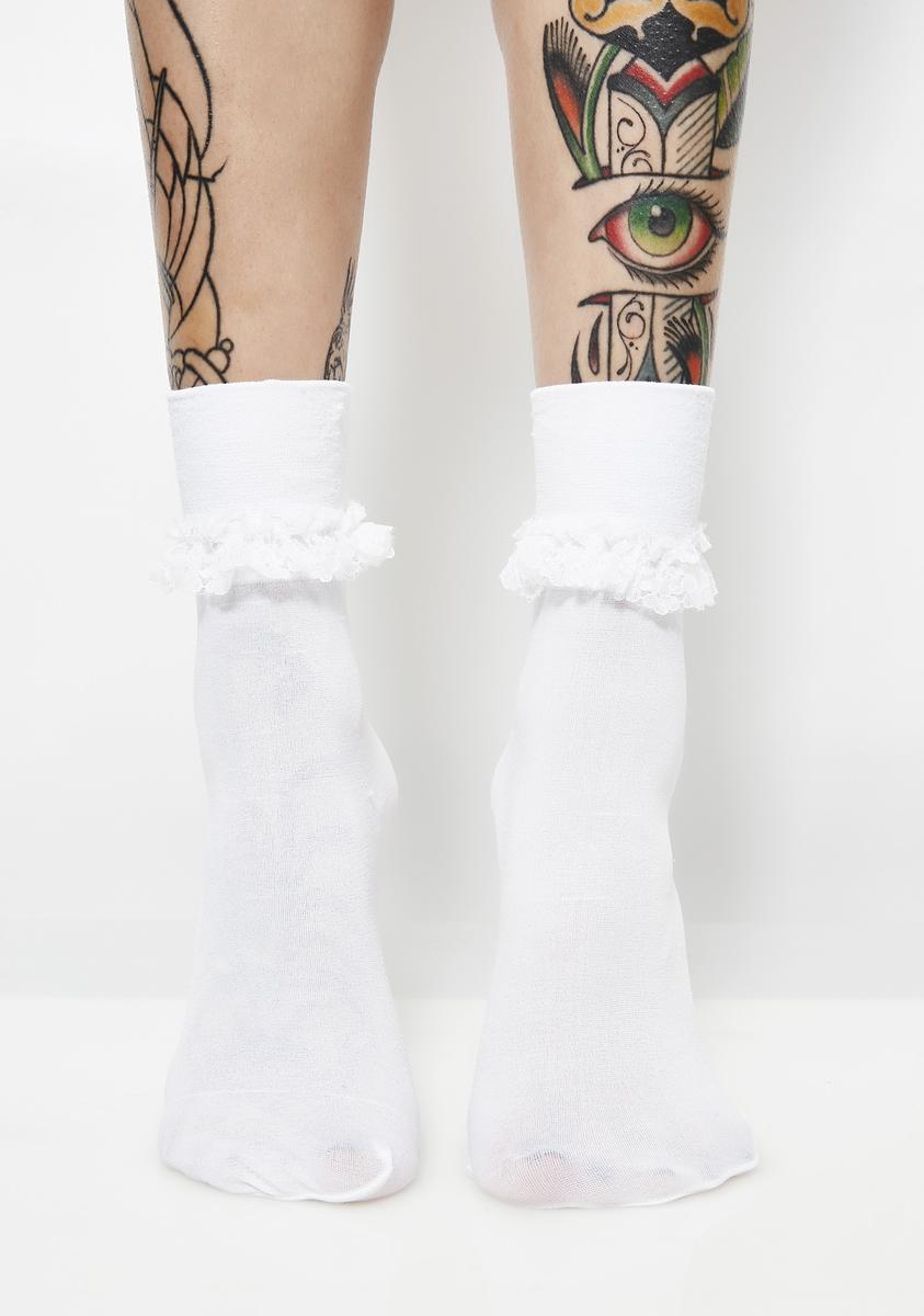 Ruffle Crew Socks – Dolls Kill