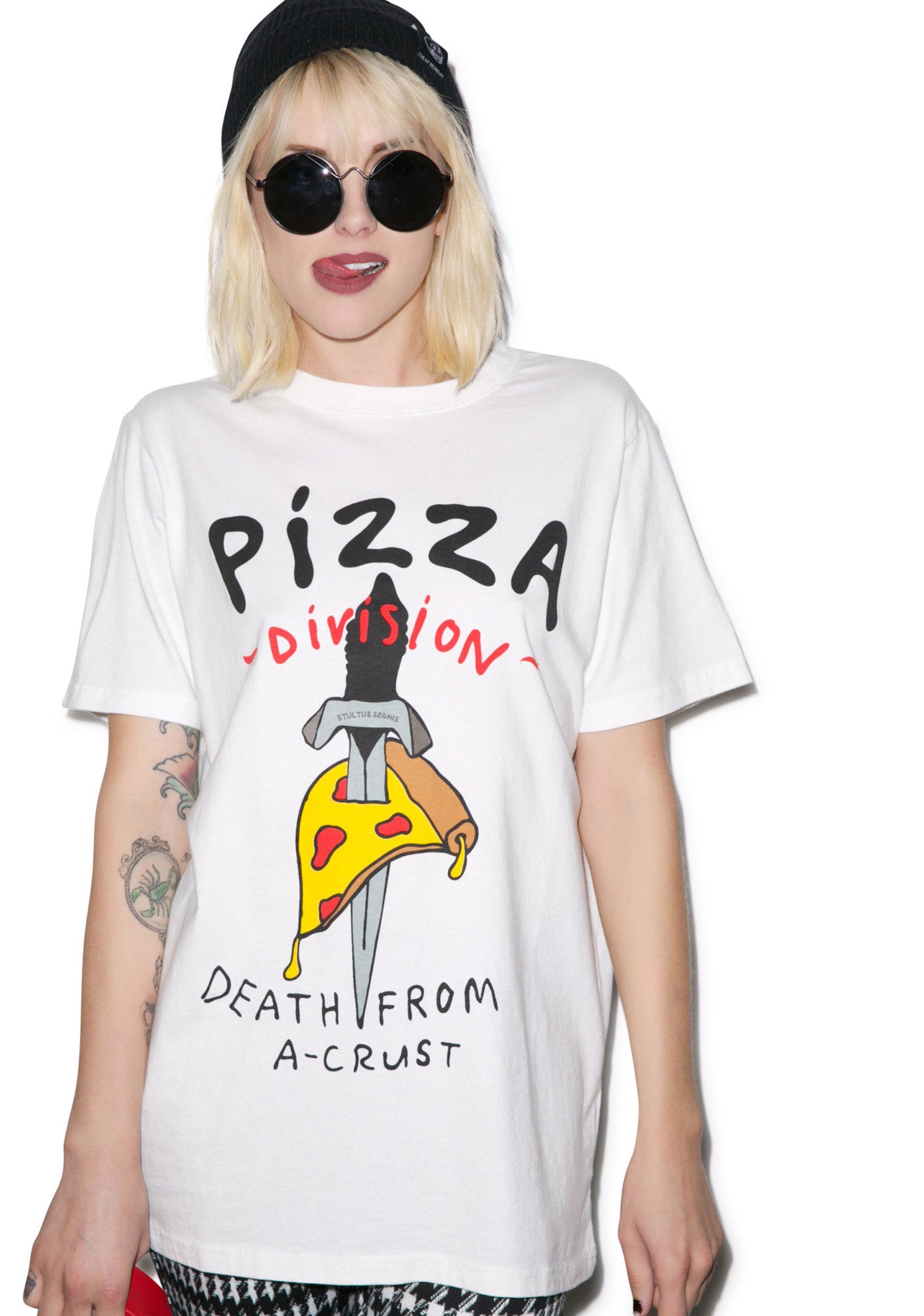 Pizza Death Tee – Dolls Kill