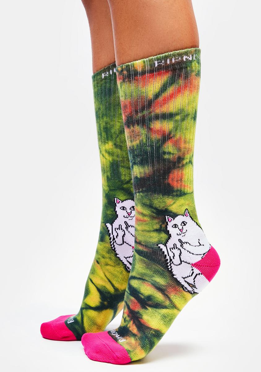 RIPNDIP Lord Nermal Sunburst Socks – Dolls Kill