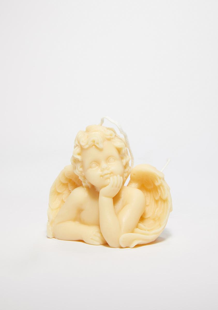 Renaissance Cherub Candle - Cream – Dolls Kill