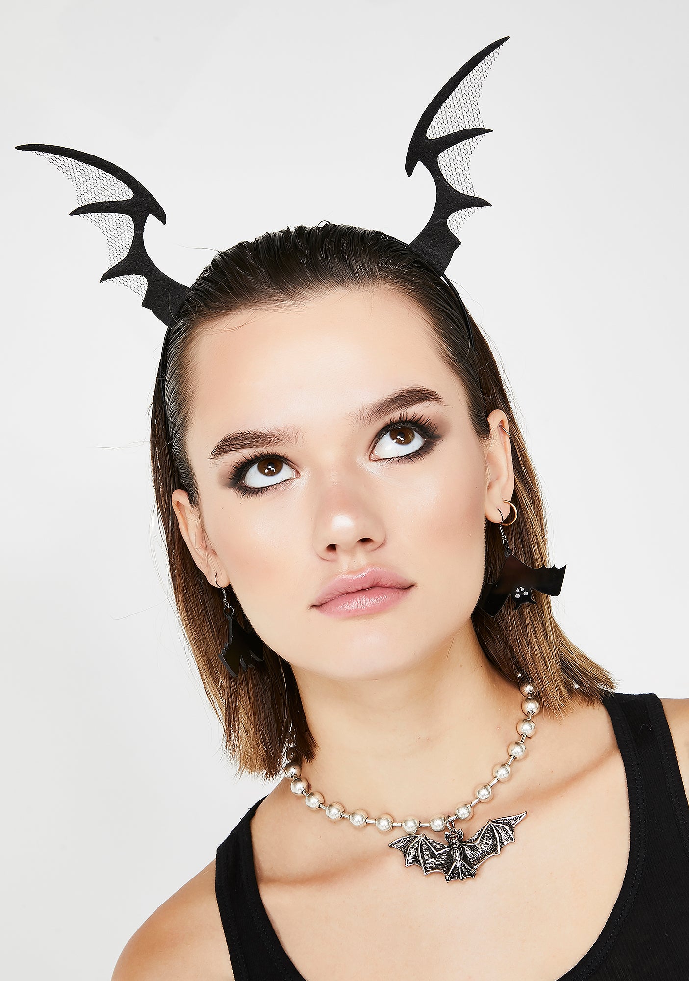 Halloween Gothic Velvet Bat Headband – Dolls Kill
