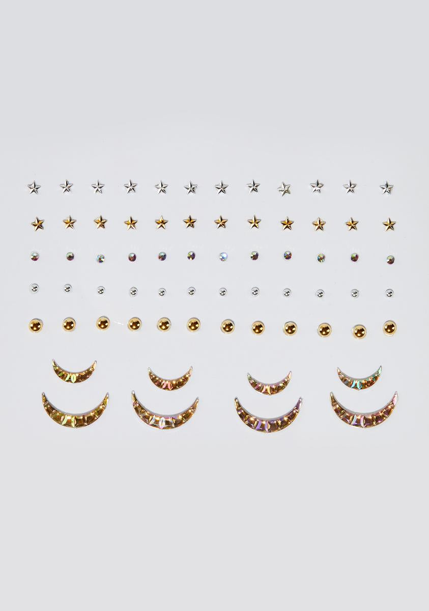 Lovers Of The Cosmic Individual Face Gems – Dolls Kill