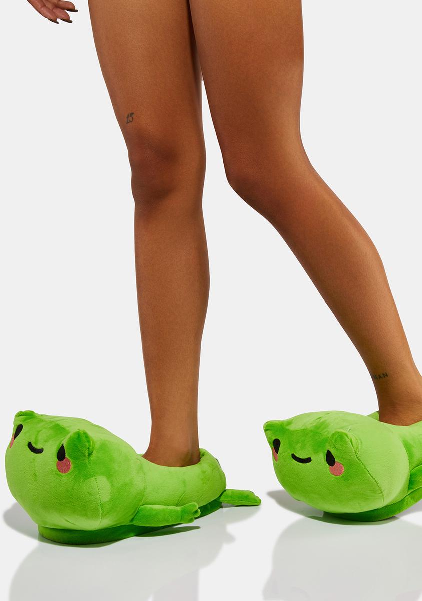 Smoko Frankie Frog USB Heated Slippers – Dolls Kill