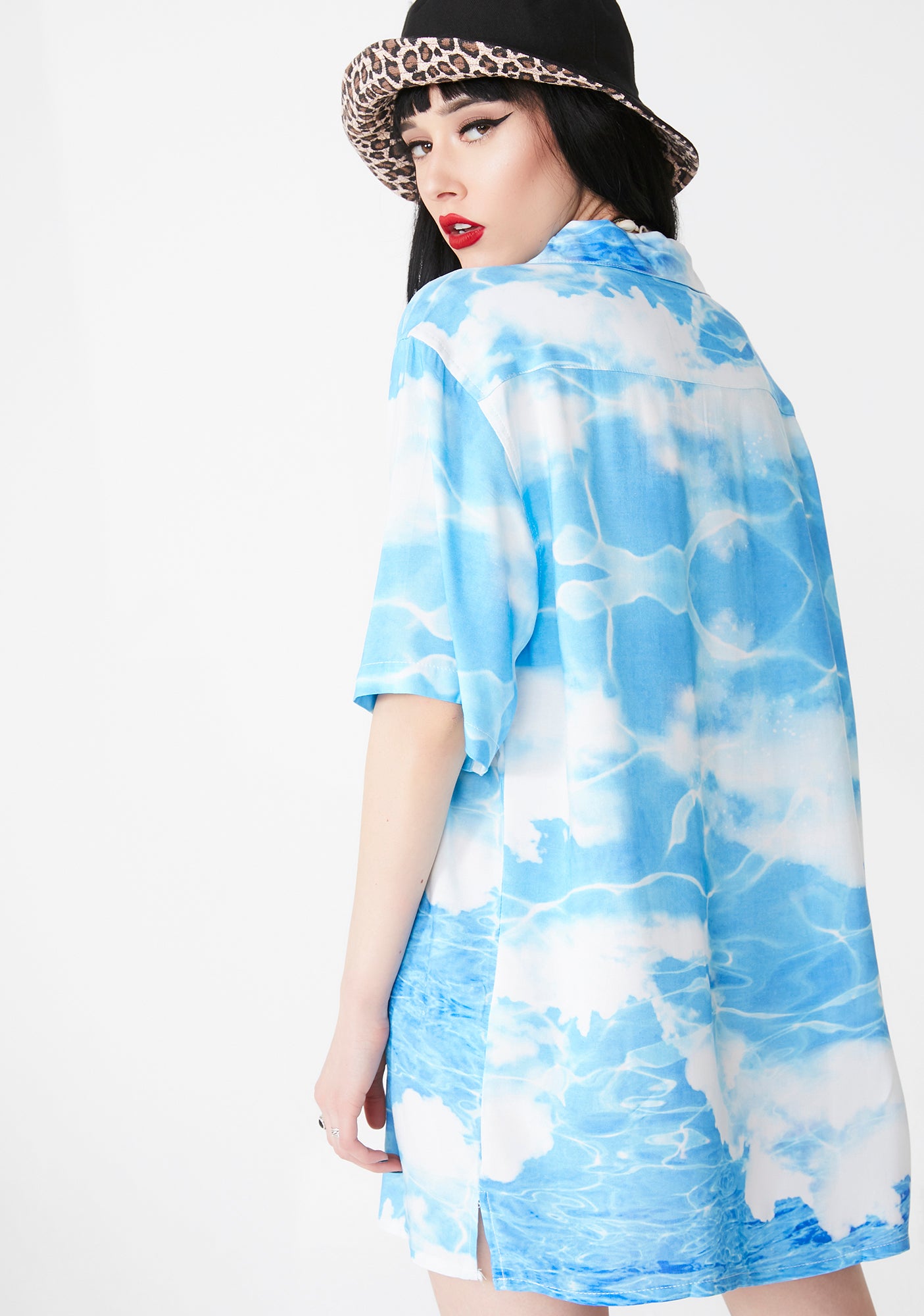 Waterfalls and Clouds Vacation Shirt – Dolls Kill