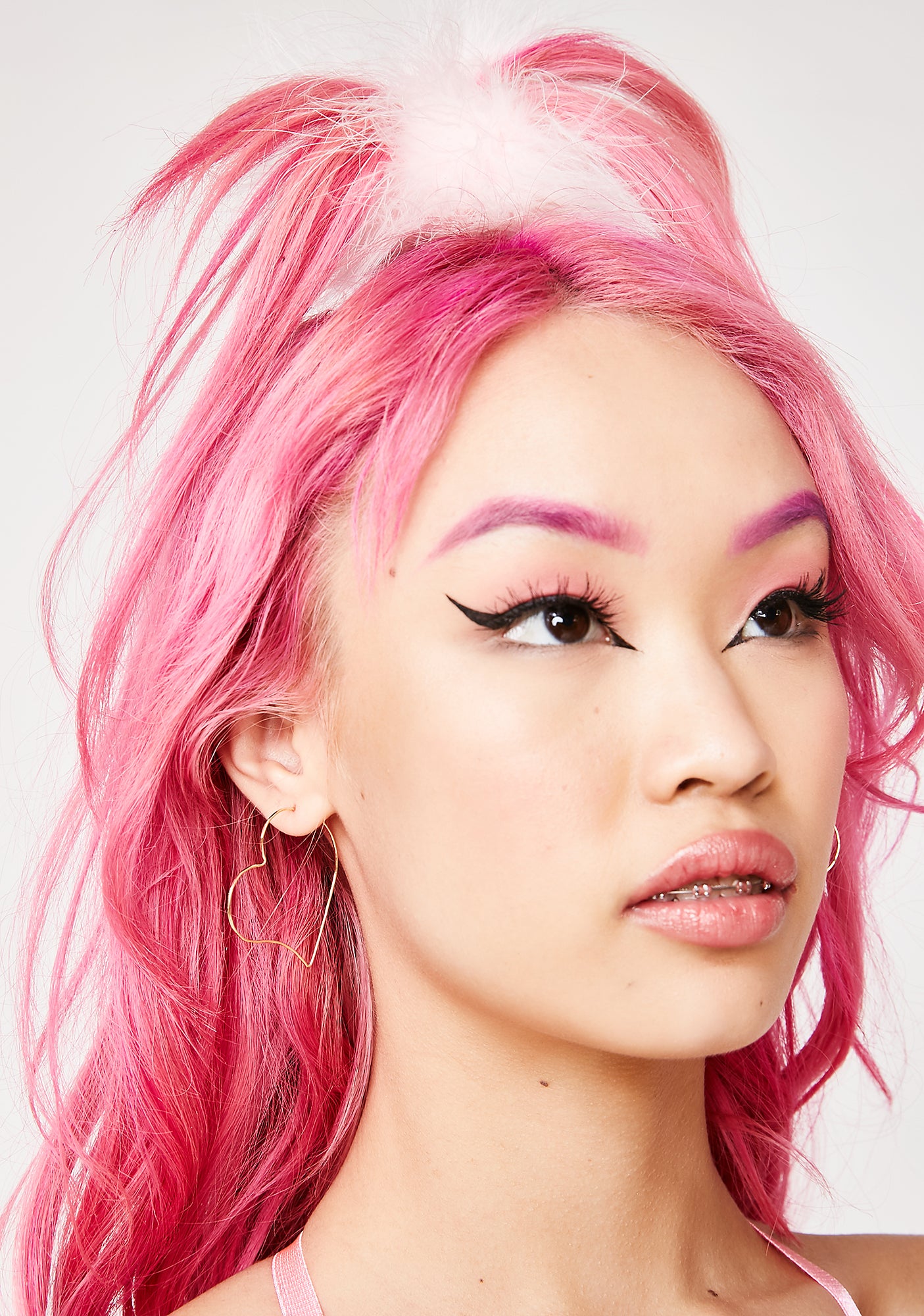Twisted Luv Heart Earrings – Dolls Kill