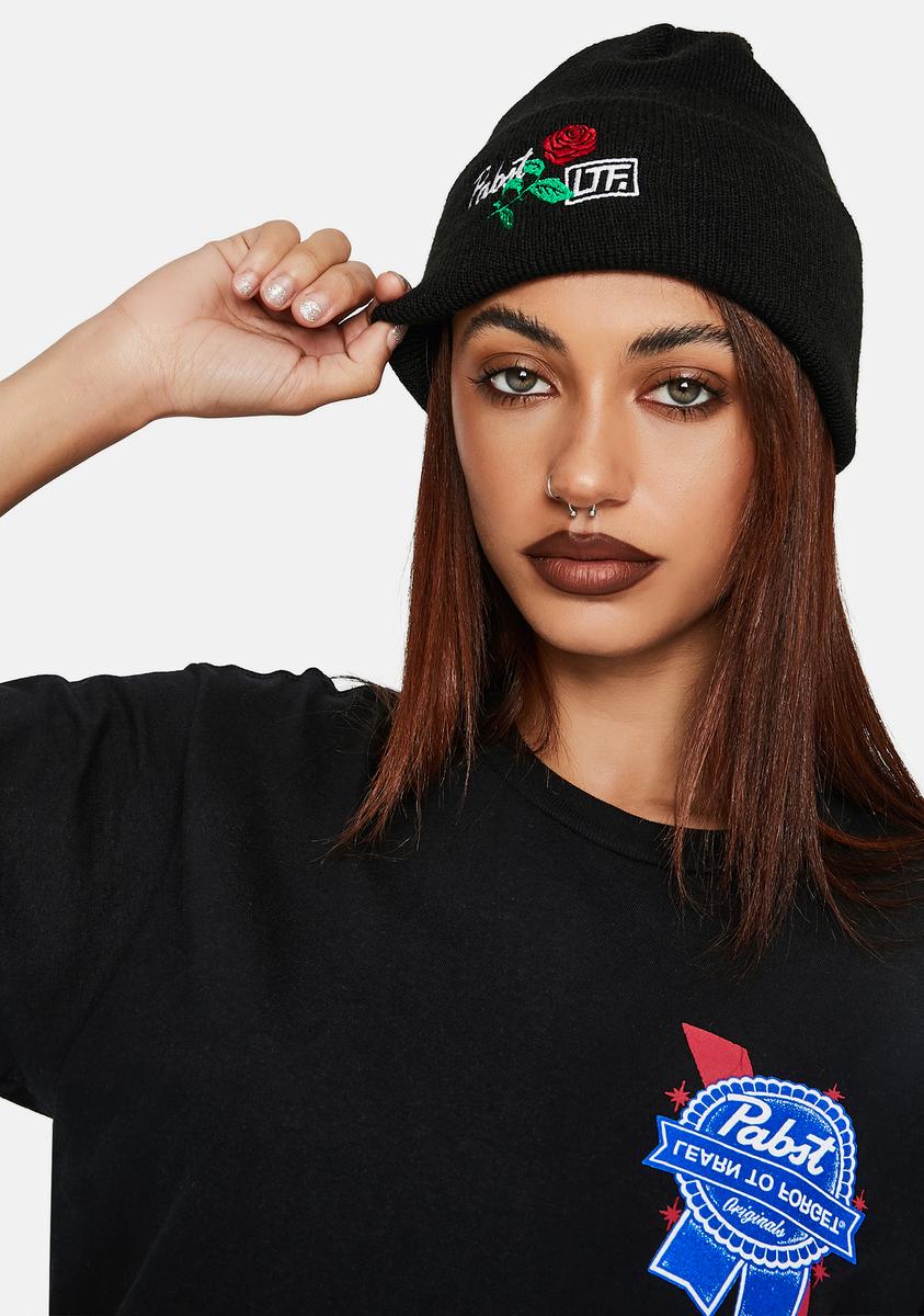 x PBR Roses Beanie – Dolls Kill