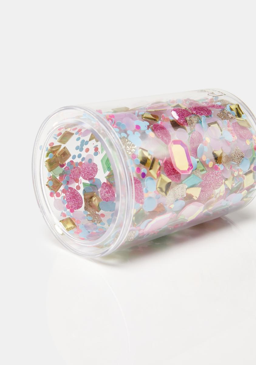 Packed Party Glitter Confetti Desk Organizer Cup - Light Pink – Dolls Kill