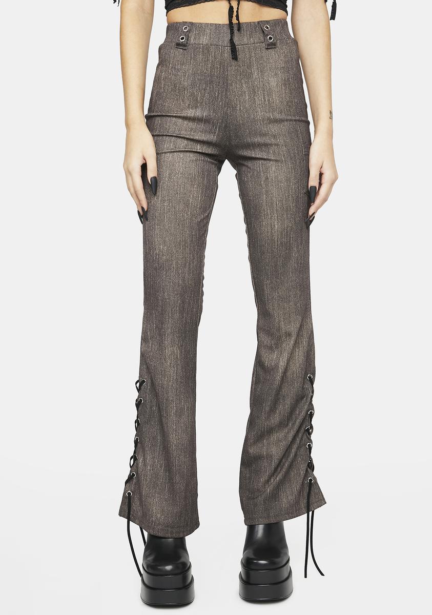 Gangyoung Brown Grunge Pants – Dolls Kill