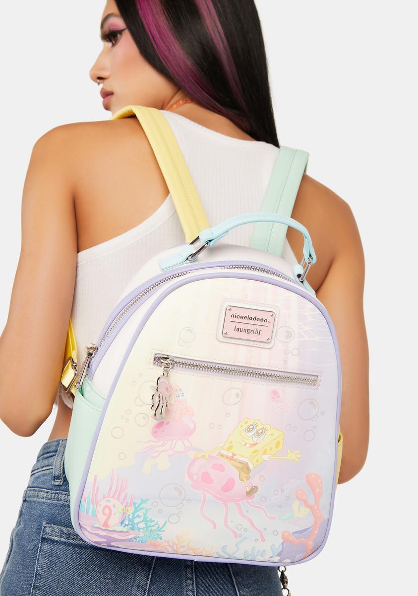 Loungefly Spongebob Jellyfish Mini Backpack - Light Purple – Dolls Kill