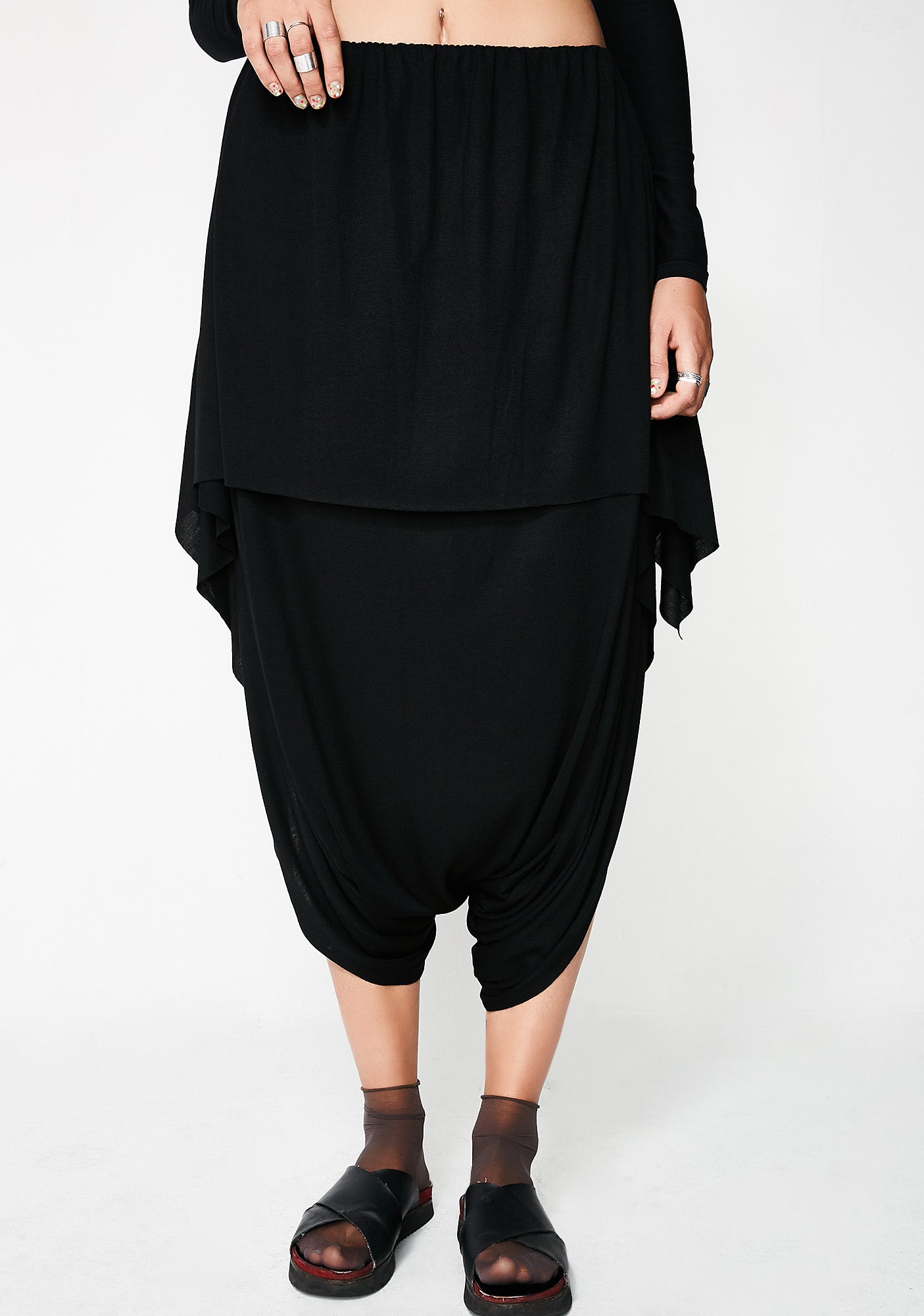 Augustus Drop Crotch Pants – Dolls Kill