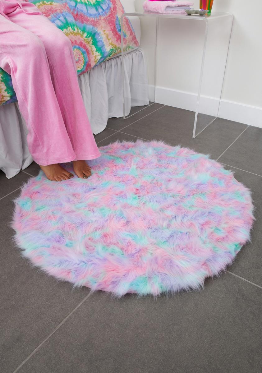 Dolls Home Shag Fur Rug - Rainbow – Dolls Kill