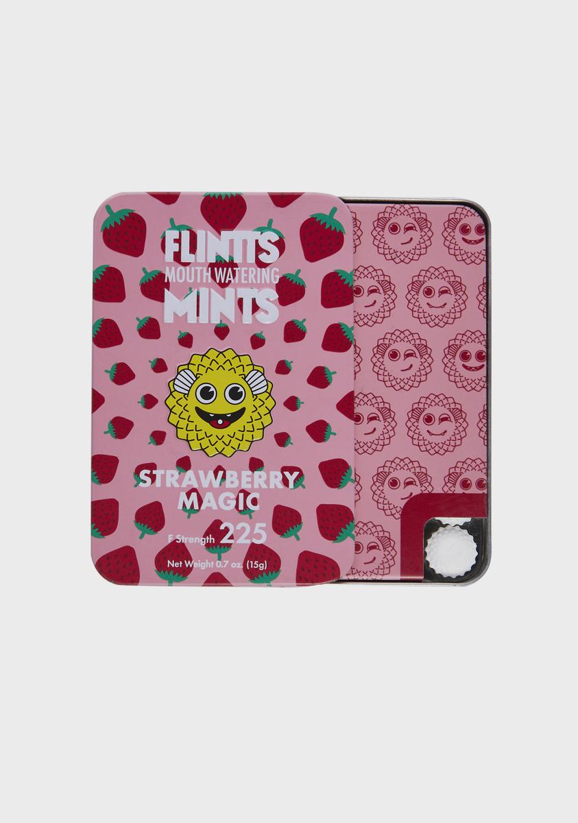 Flintts Mints Mouth Watering Strawberry Mints - Pink – Dolls Kill