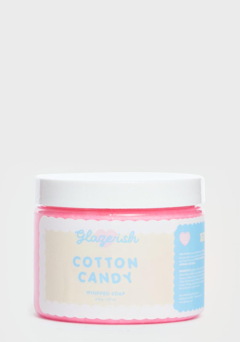 Glaze-ish Cotton Candy Scented Whipped Body Soap - Pink – Dolls Kill
