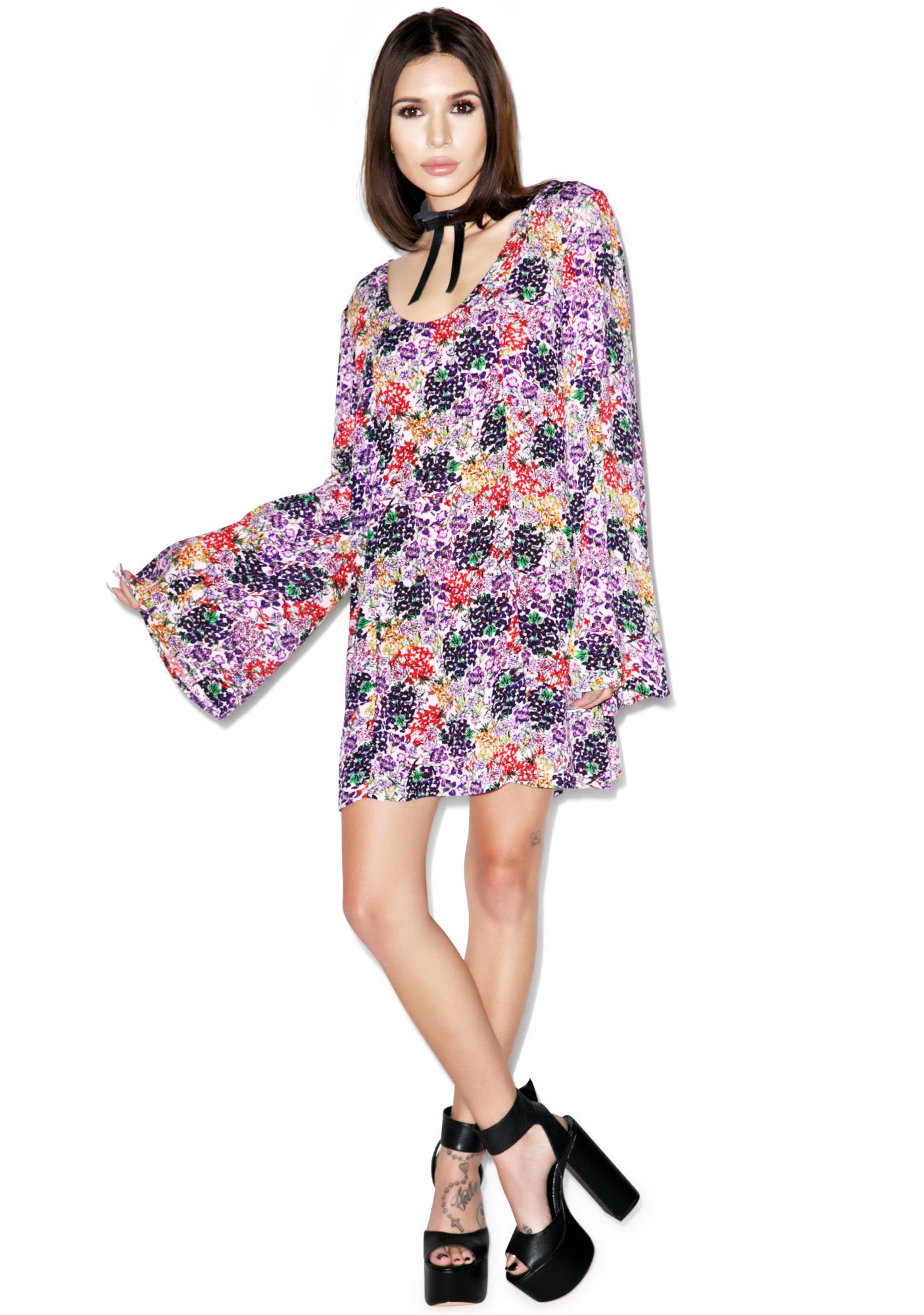 Faithful Floral Dress – Dolls Kill