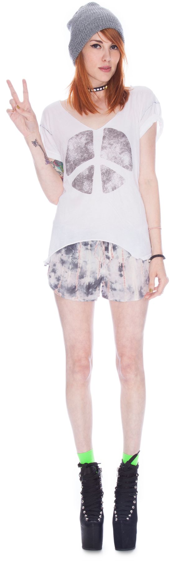 Tie Dye Silk Mini Shorts – Dolls Kill