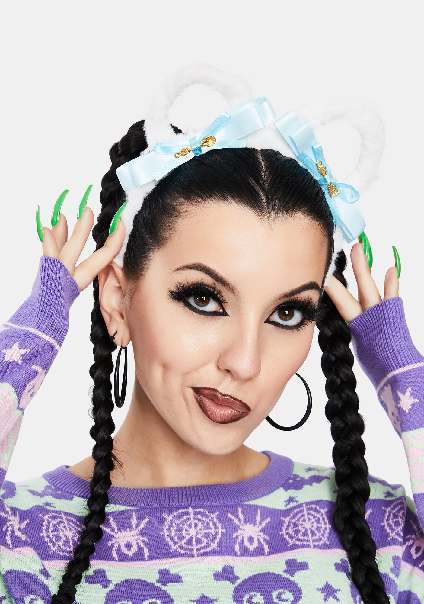 Hey Cutie Fuzzy Ears Headband – Dolls Kill