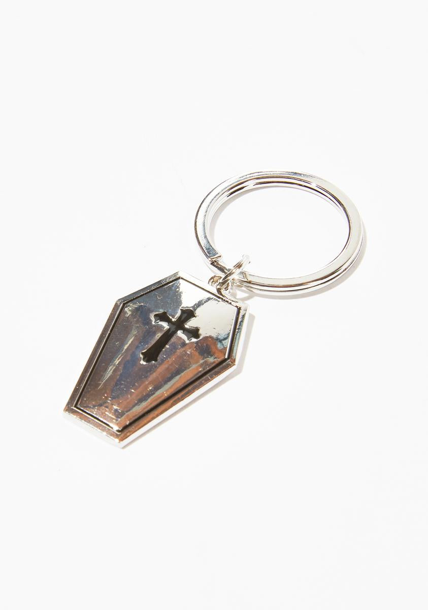 Lock It Down Coffin Keychain – Dolls Kill