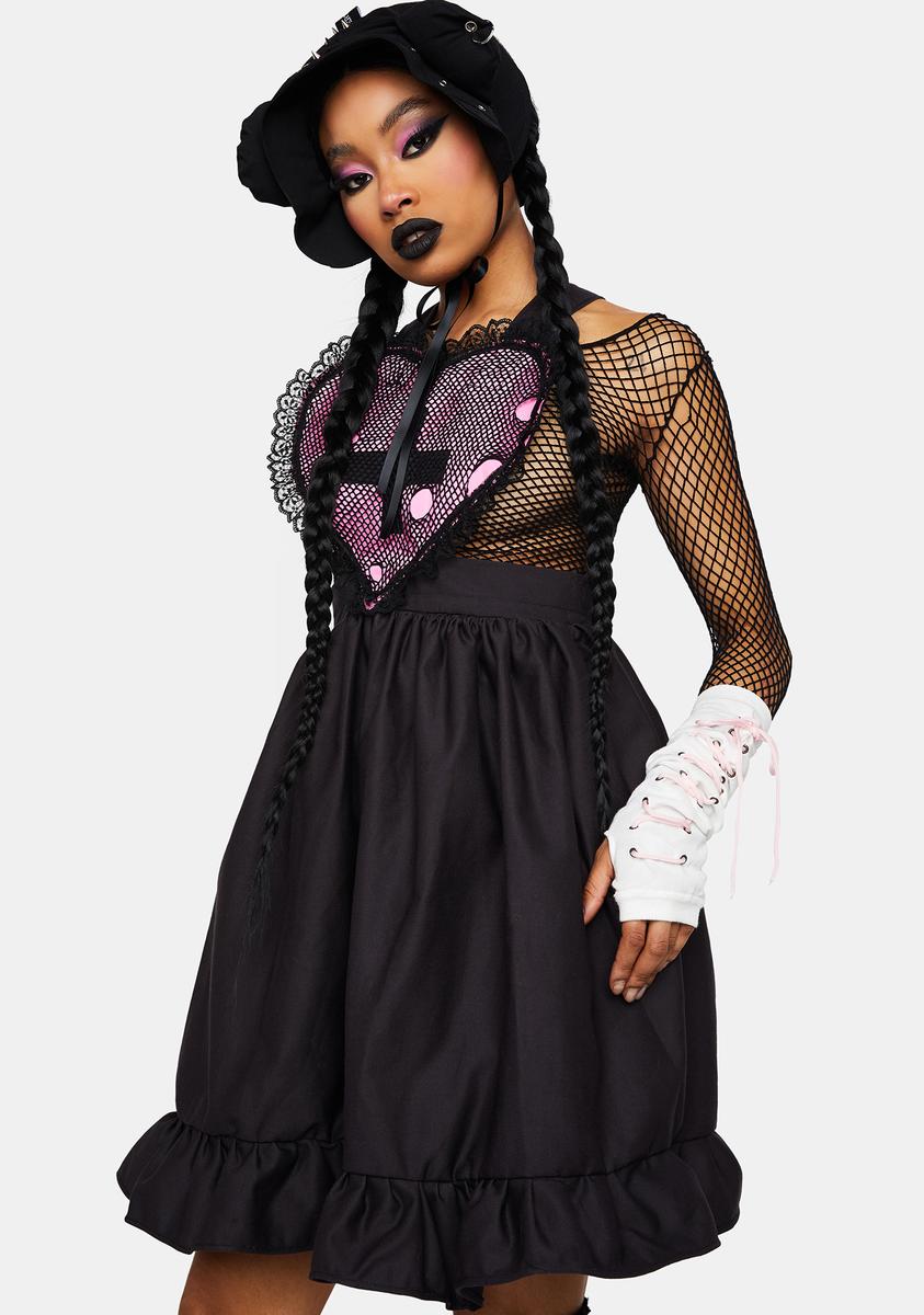 Berthaux Fix Me Heart Apron – Dolls Kill