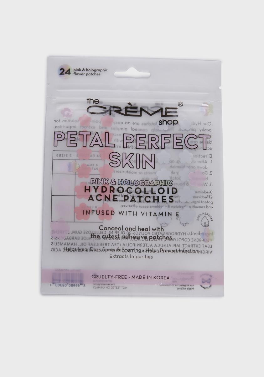 The Creme Shop Floral Hydrocolloid Pimple Acne Patches - Light Pink ...