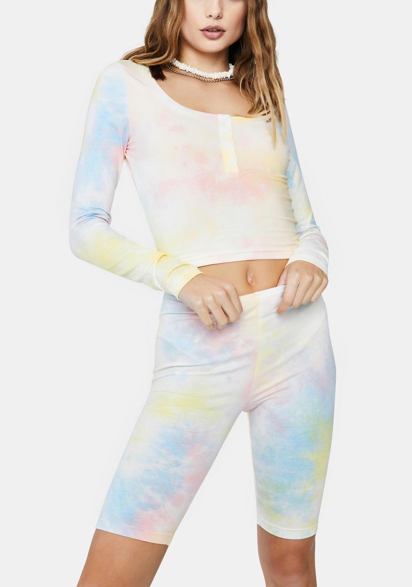 Re Named Molly Tie Dye Biker Shorts – Dolls Kill