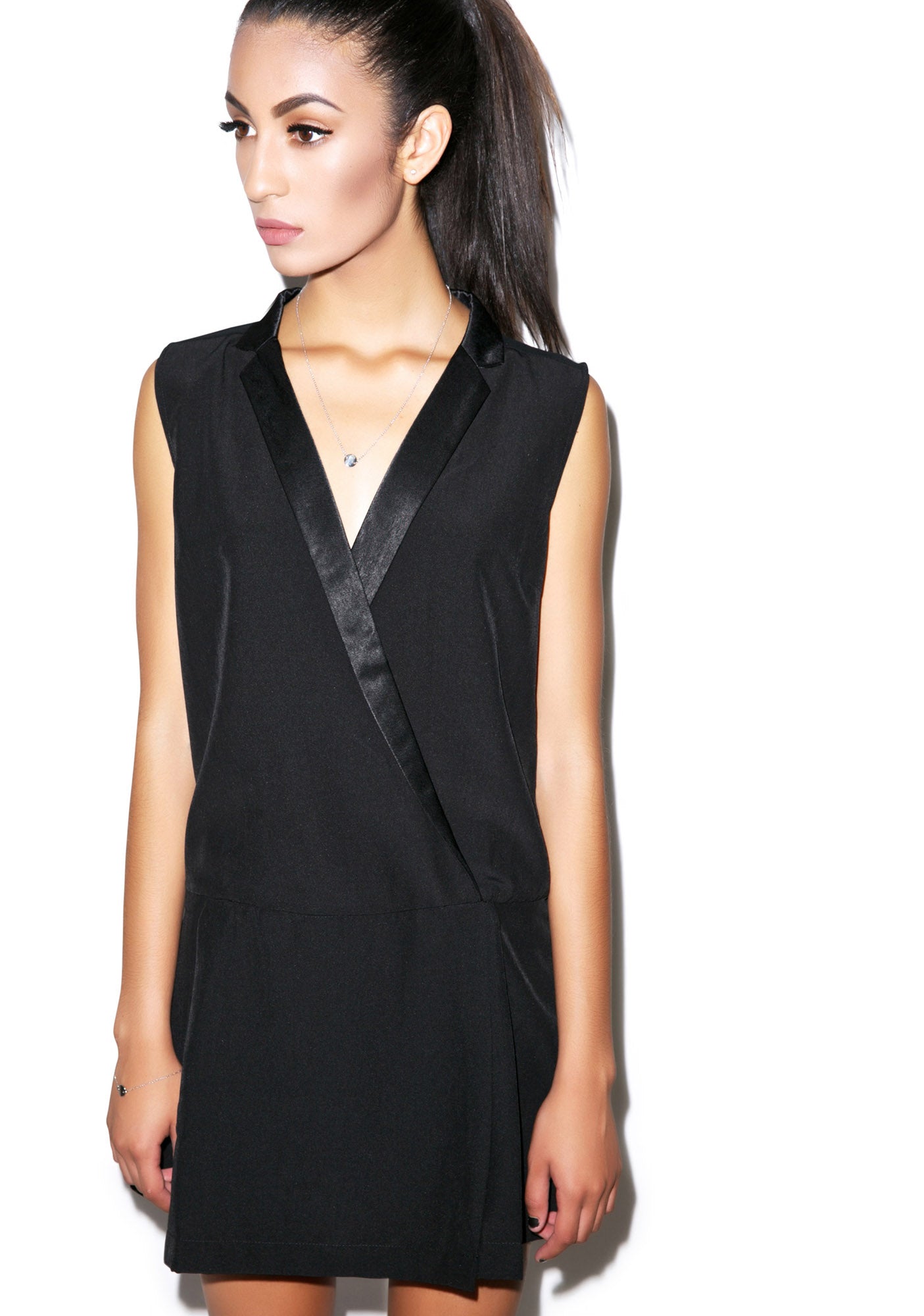 Blue Collar Girl Dress – Dolls Kill