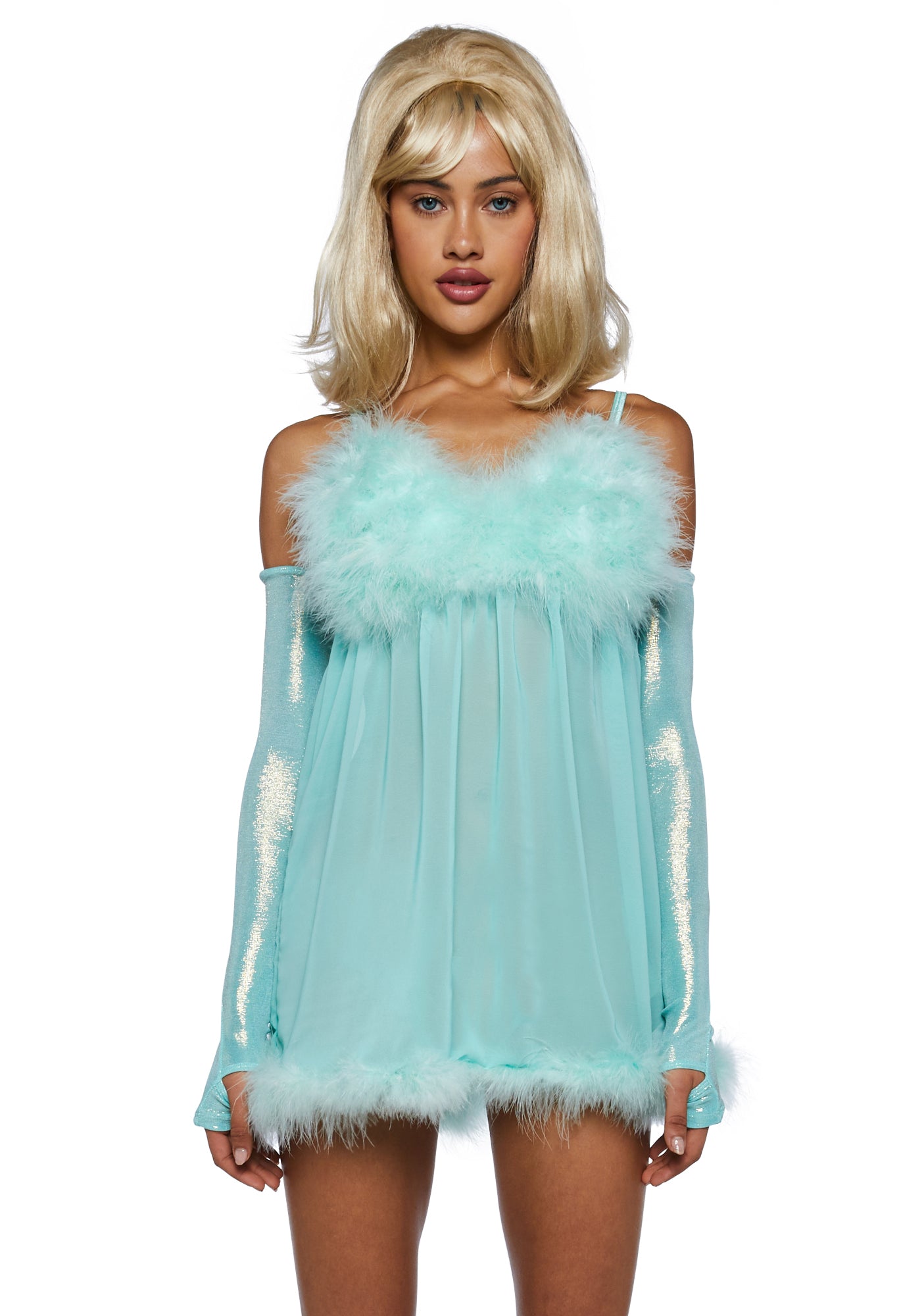 Trickz N' Treatz Fembot Babe Costume Austin Powers - Green – Dolls Kill